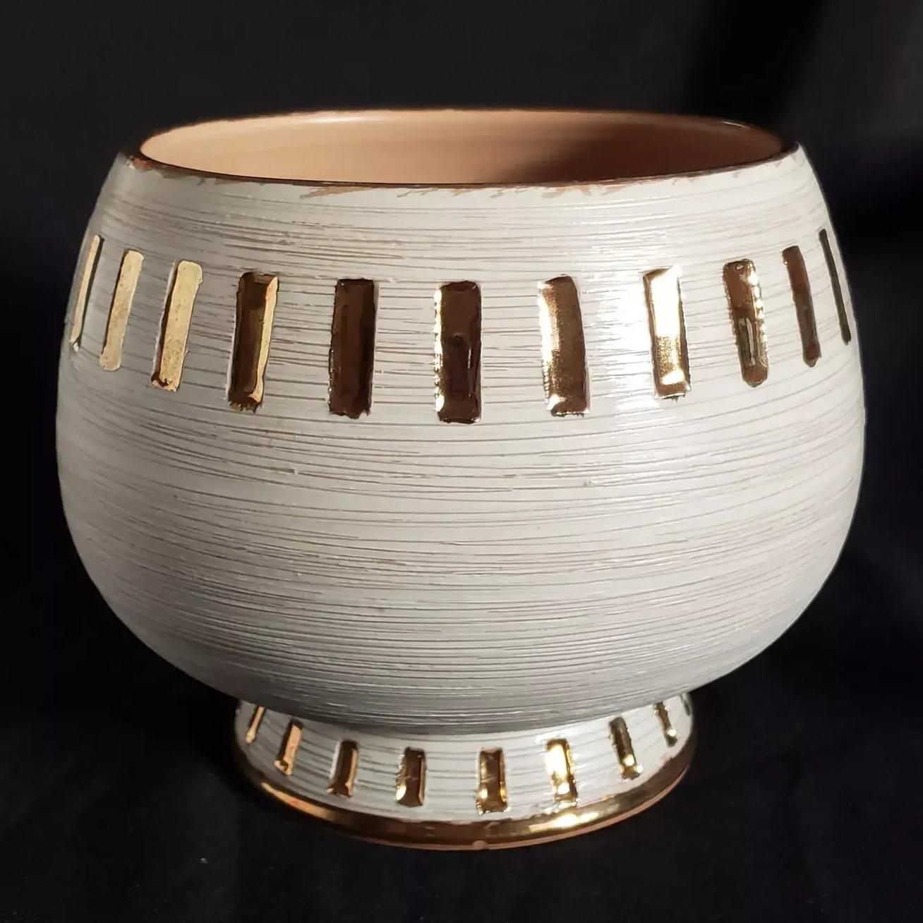 Studio Art ITALY Pottery Fratelli Fanciullacci Sgraffito Planter Mid ...