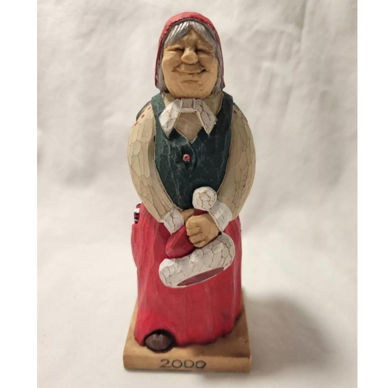 VTG Dave Constantine 2000 Mrs. Claus Hand Painted 5.25" Resin Christmas ...