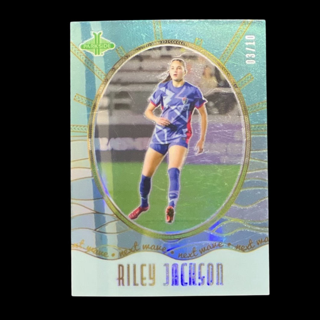 Riley Jackson 2024 NWSL Parkside Pacific Next Wave Blue /10 NC Courage ...