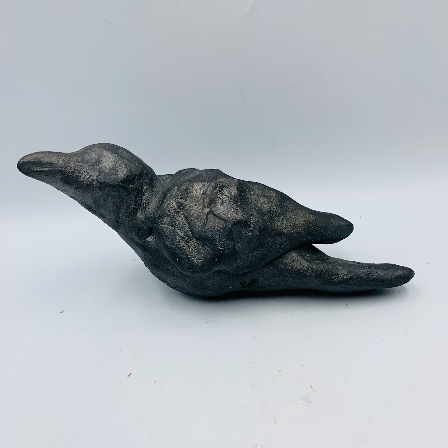 23. Studio Pottery Free Form Crow 7”