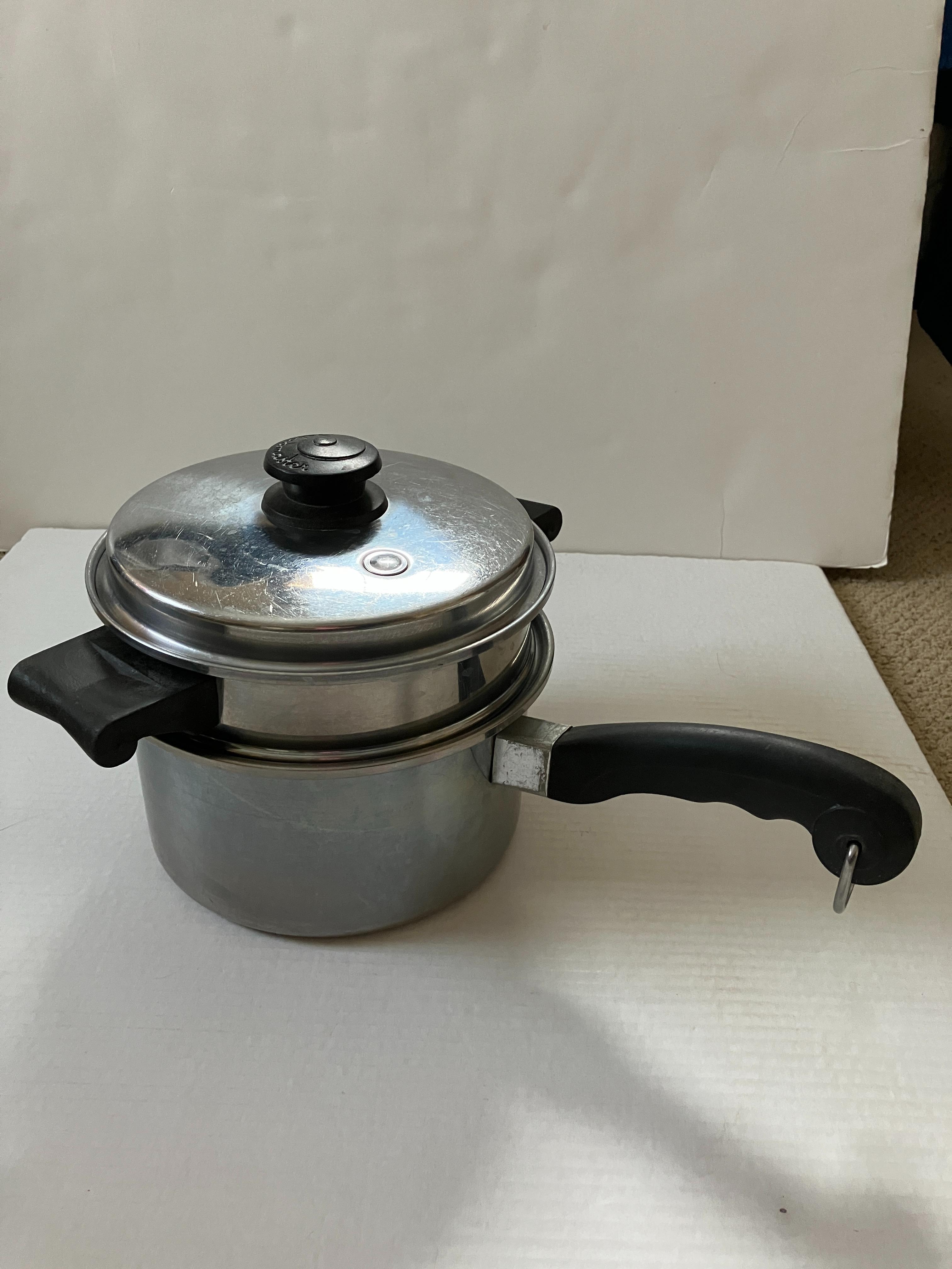 Saladmaster 18-8 Triclad Stainless Sauce Pan Double Boiler 803 with lid