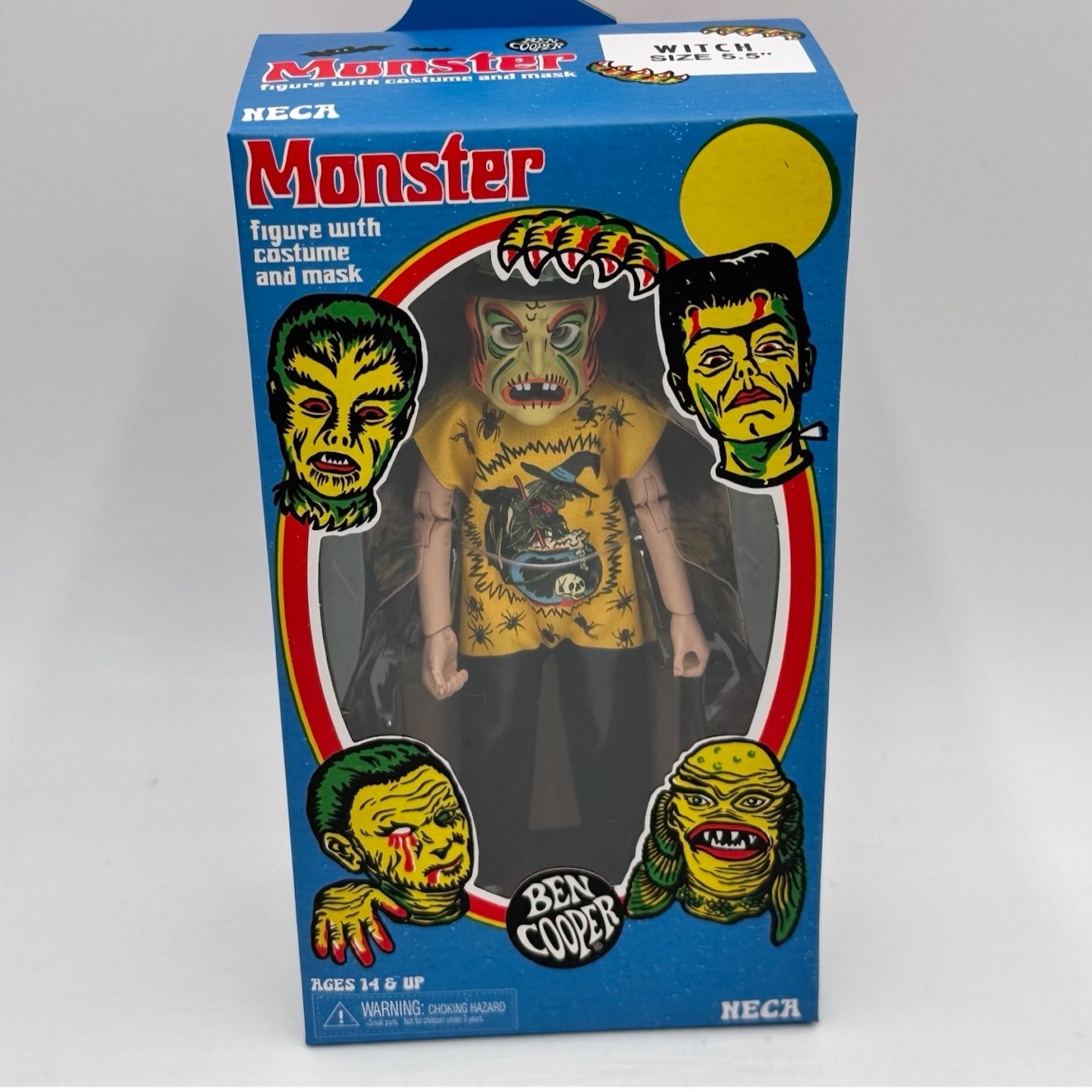 Witch Neca Ben Cooper 5.5” Clothed Action figure Halloween Costume & Mask