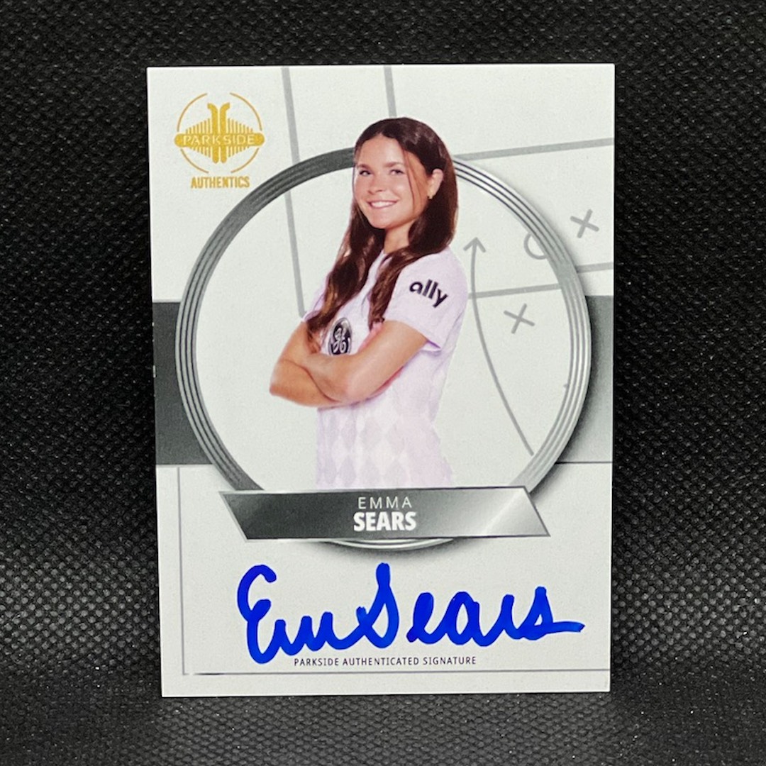 Emma Sears 2024 Parkside NWSL Vol 2 Signature Series Autograph Soccer Card