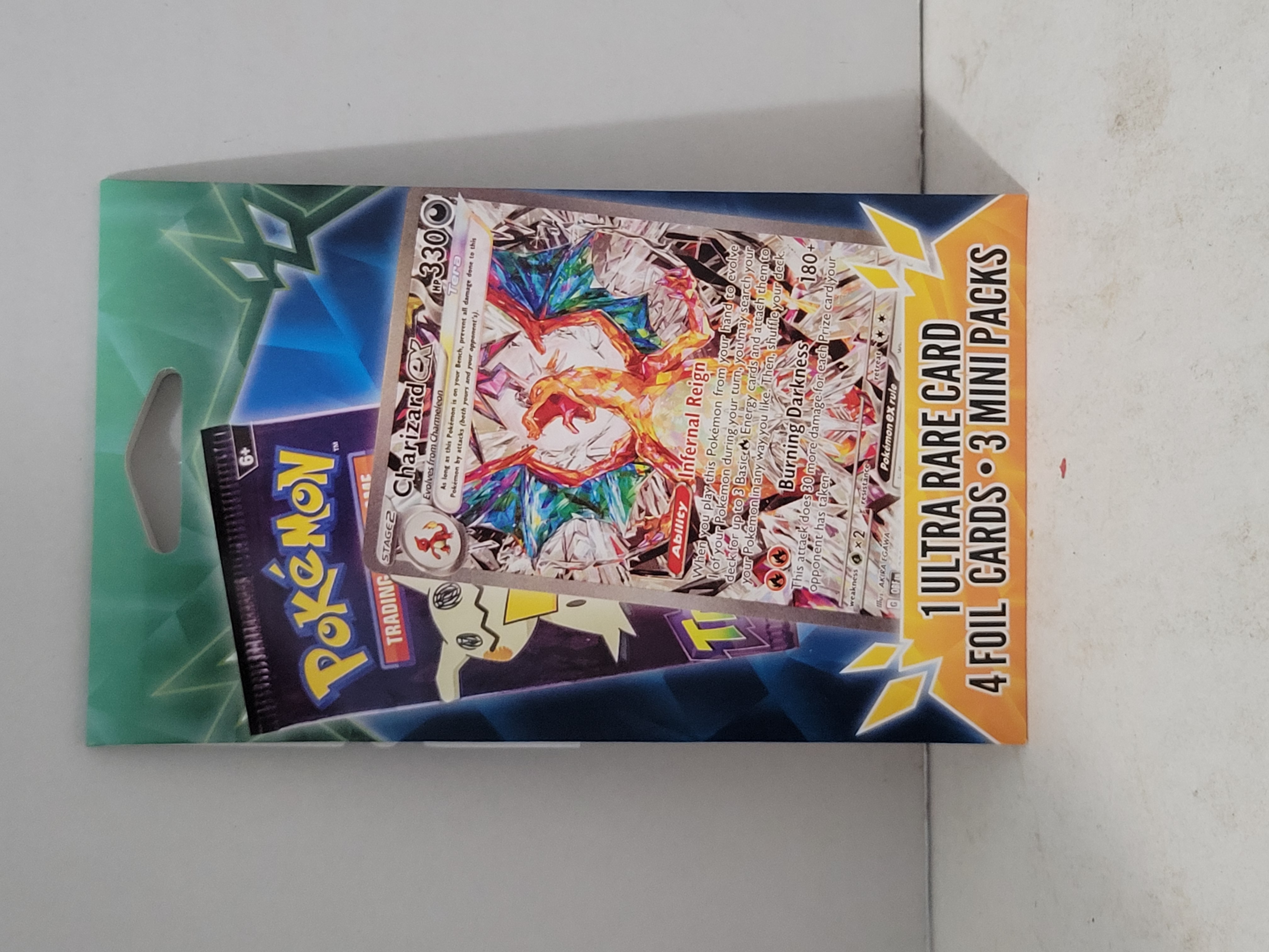 Pokemon mini Pack 3 Packs 1 Ultra Rare 4 Foil Cards