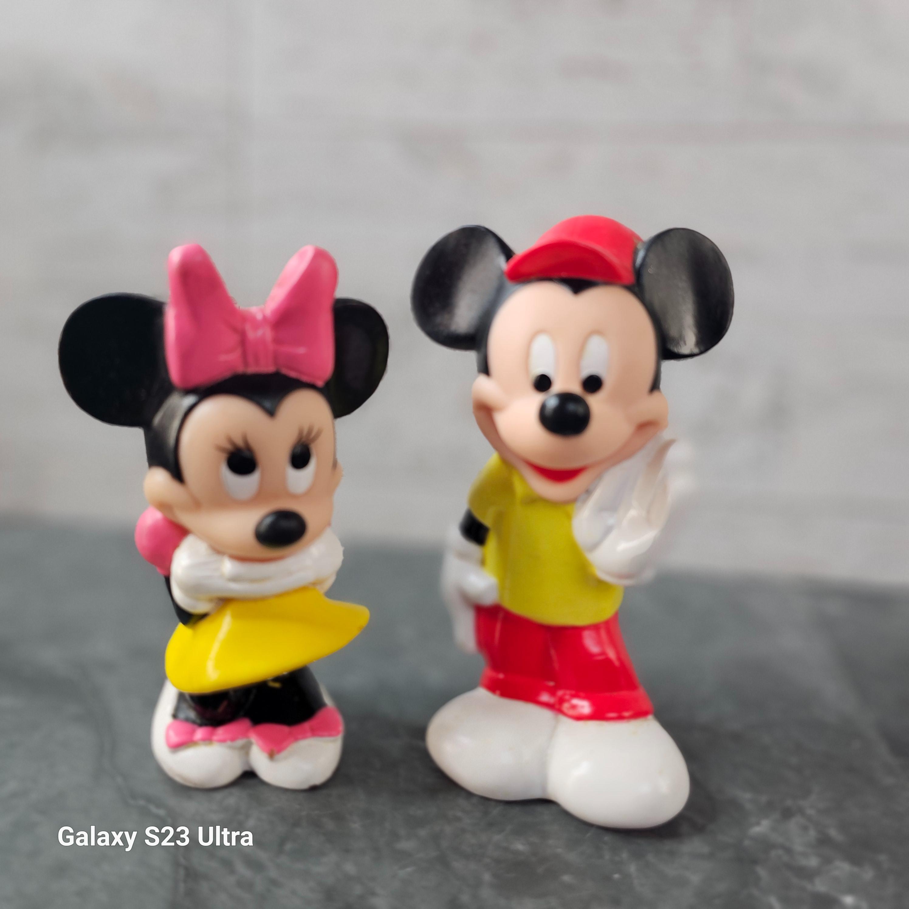 Vintage 1980's Playskool Mickey and Minnie Mouse Squeak Toys