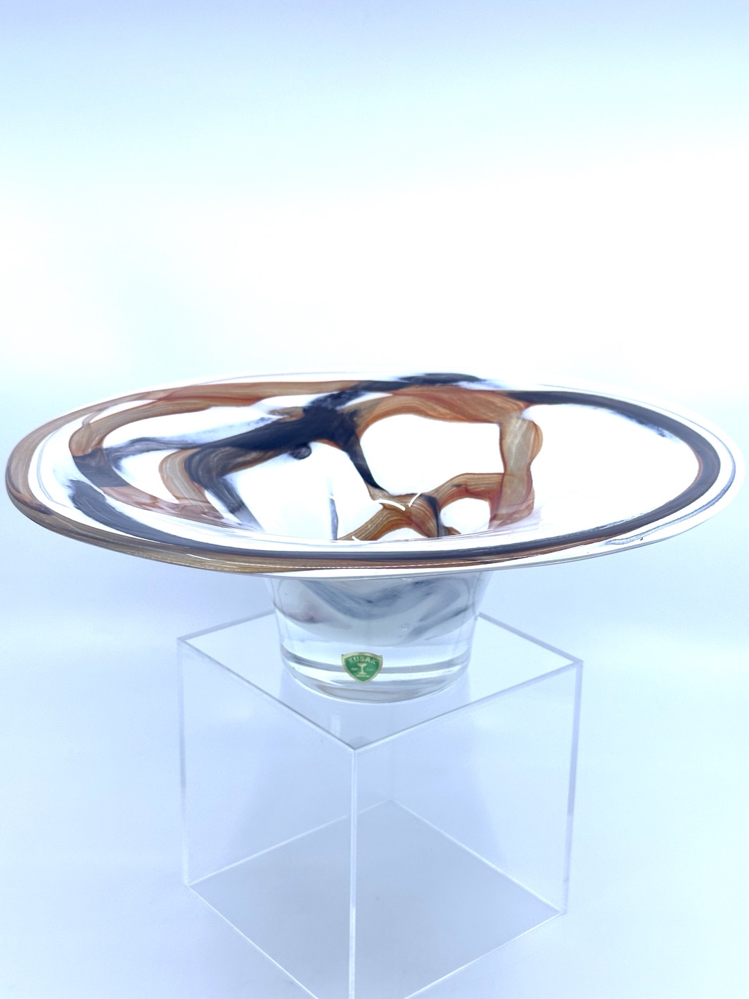Gorgeous Kusak Sculptural Art Glass Centerpiece Signed by the Artist ...
