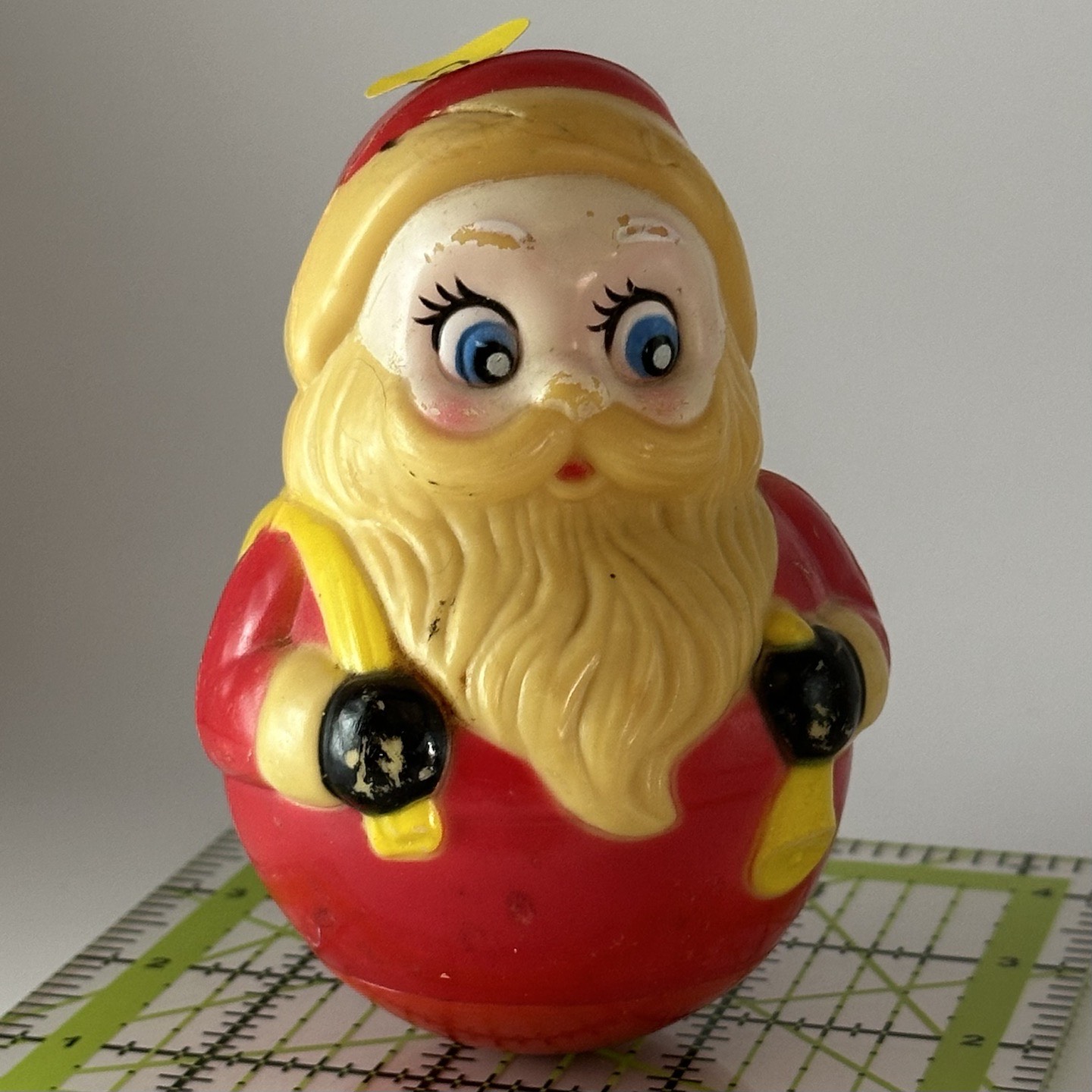 Vintage Roly Poly Santa Kiddie Products