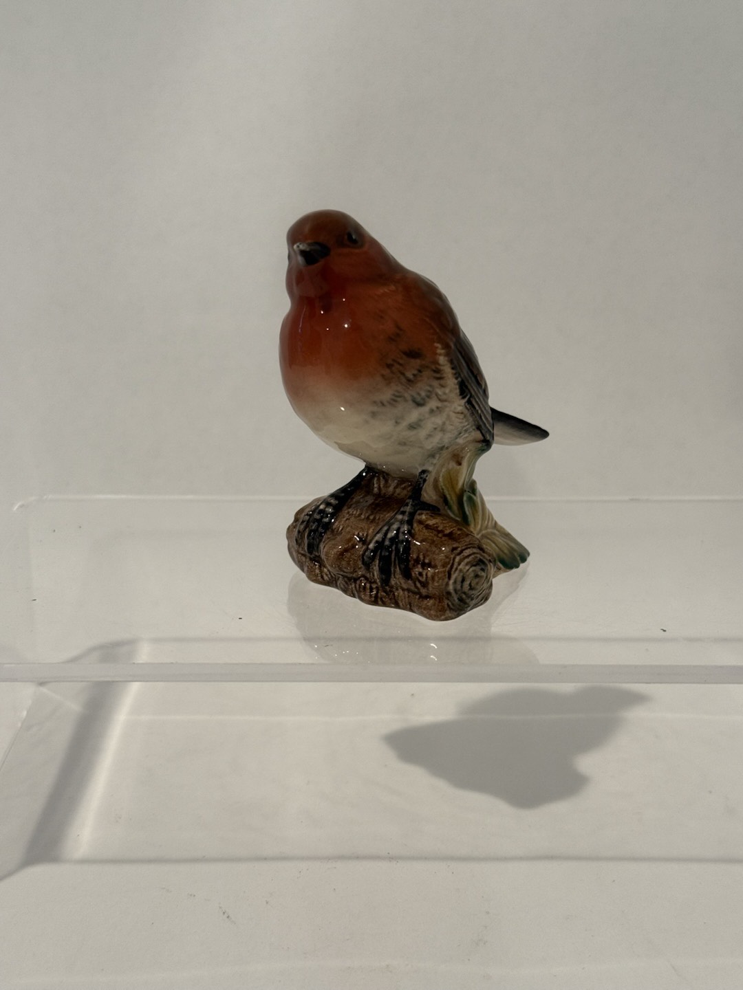 Vintage Beswick England Porcelain Robin Bird Figurine #980