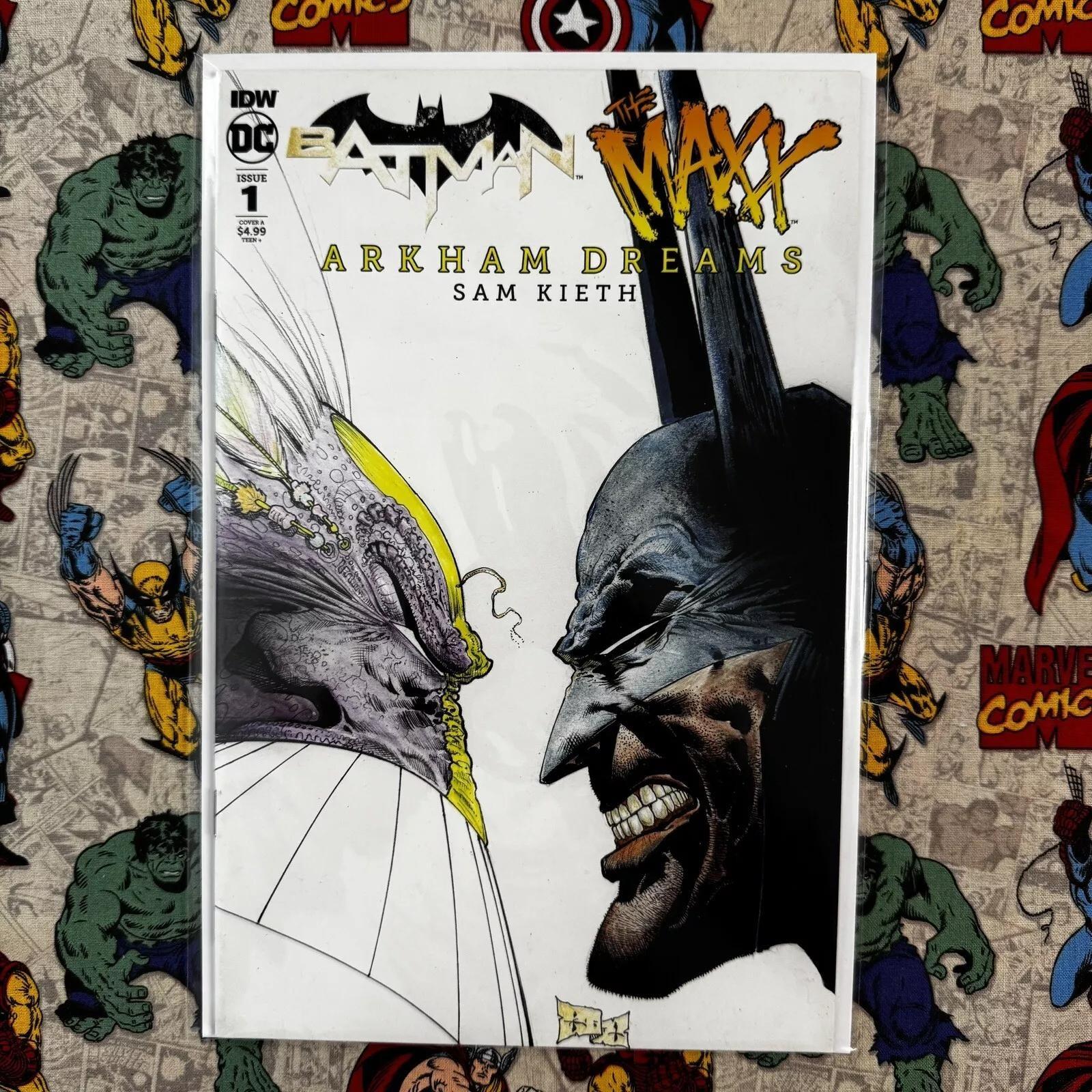 Batman / The Maxx: Arkham Dreams #1 IDW DC Comics 2018 Sam Kieth