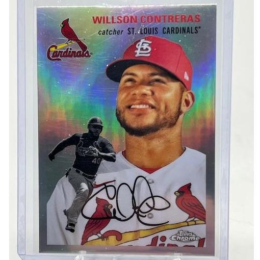 Wilson Contreras 2023 Topps Chrome Platinum Anniversary Refractor St ...