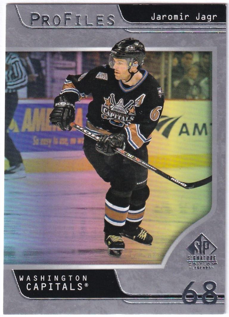 2020-21 SP Signature Legends Profiles #P15 Jaromir Jagr Washington ...