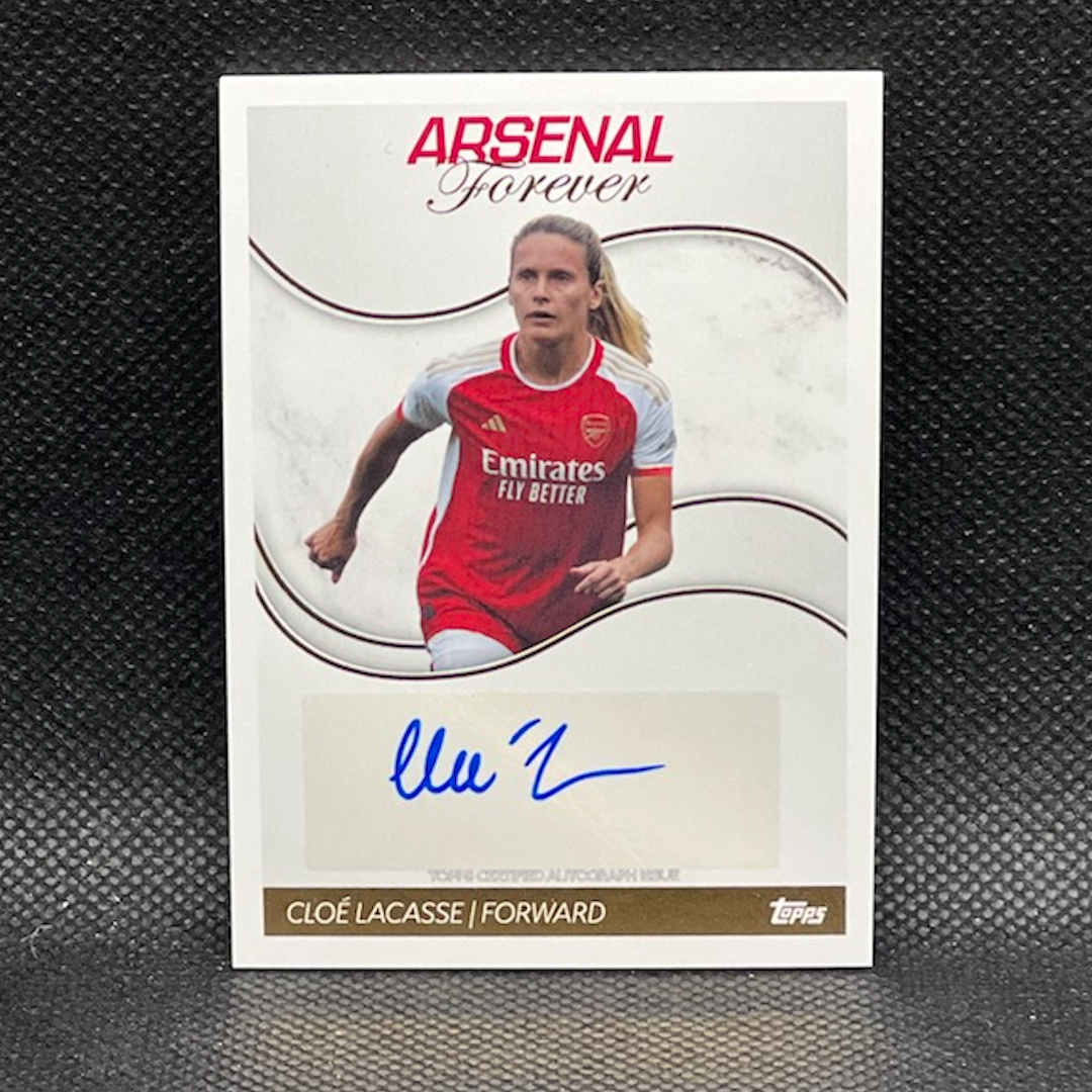 Cloe Lacasse 2024 Arsenal Forever Autograph Soccer Card