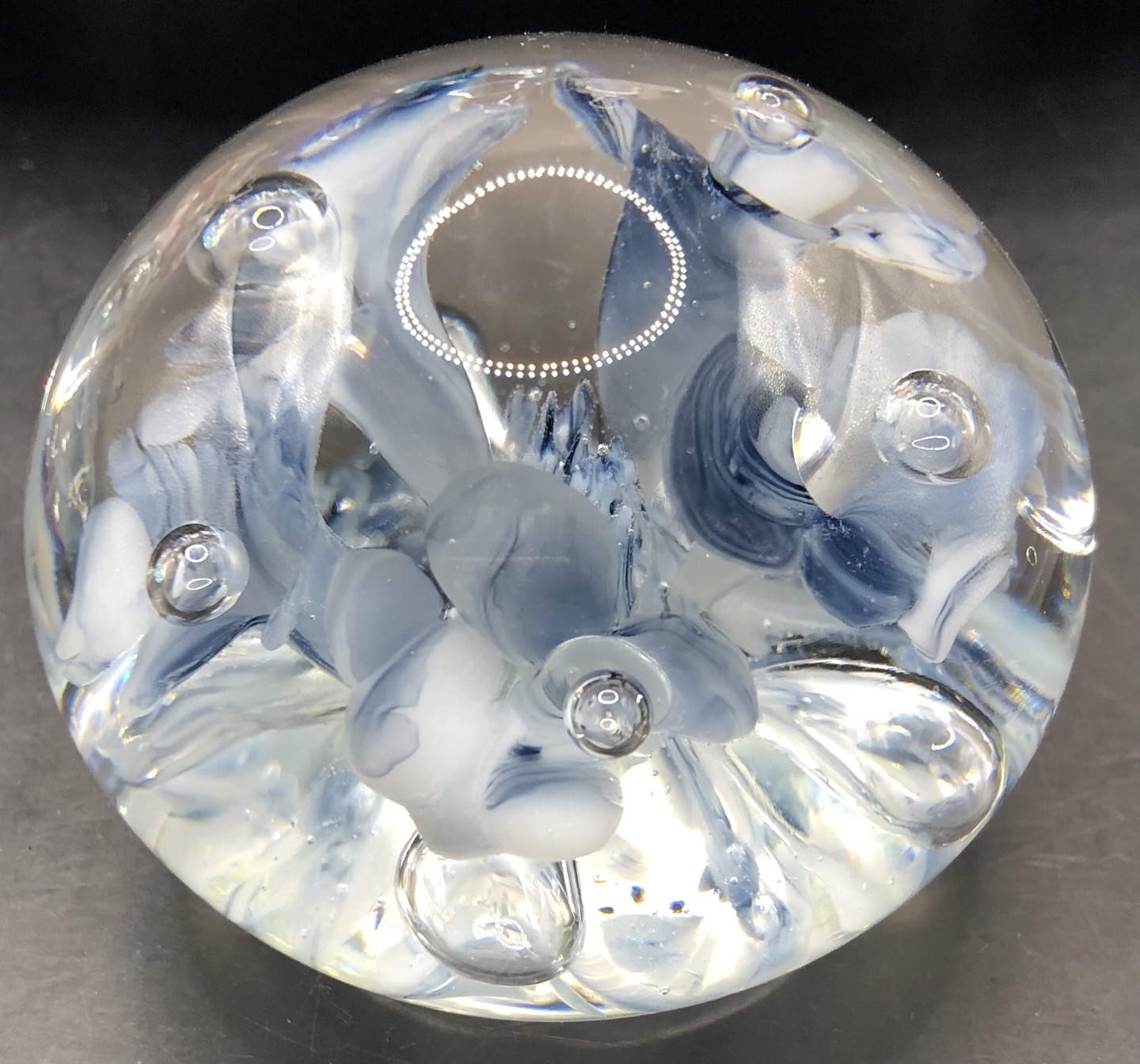 #02 - 1992 Joe Rice Light Blue Paperweight