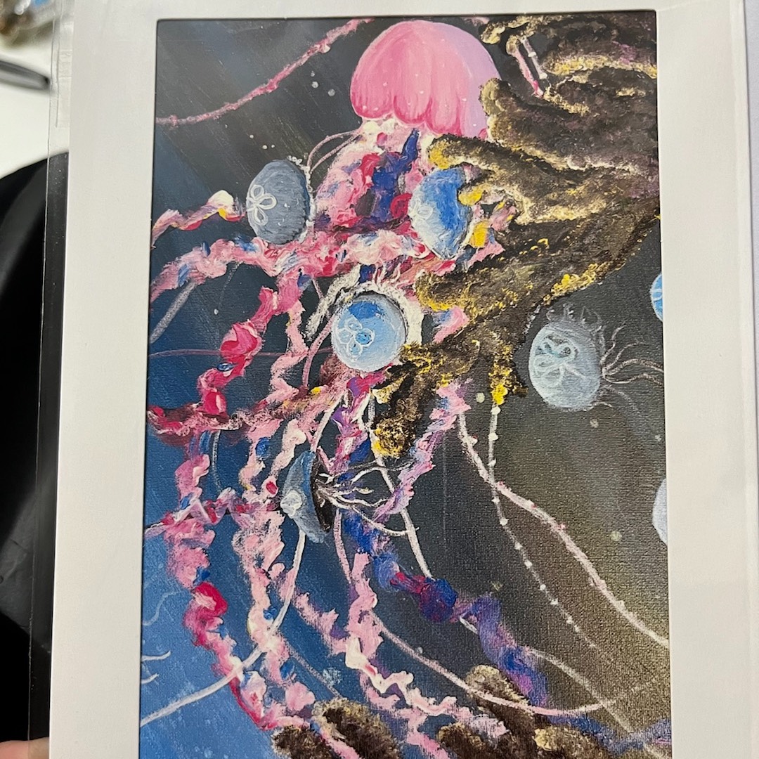Multiple Jelly Fish Card Multiple Jelly Fish Card