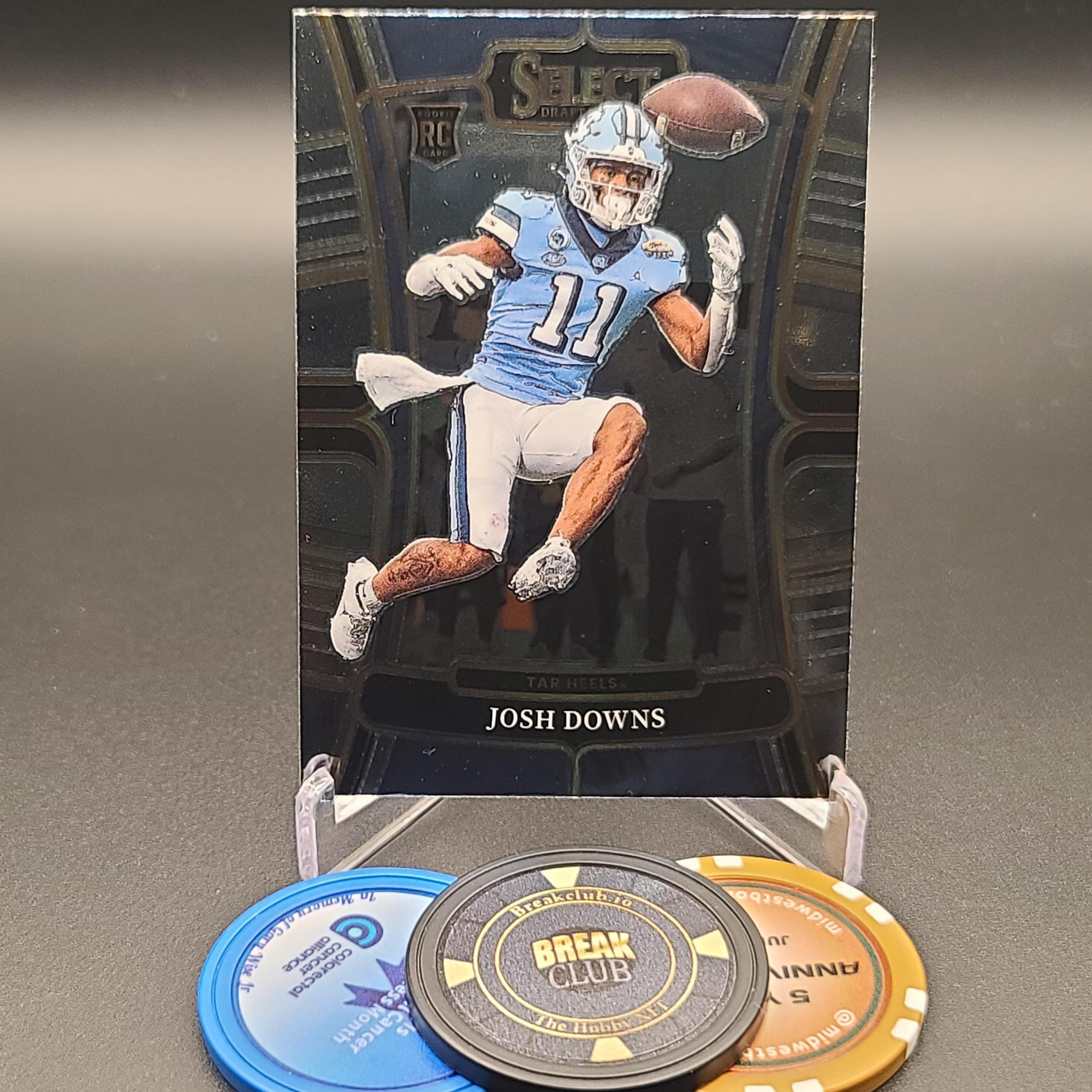 Josh Downs Rookie 2023 Panini Select Draft Picks Football Card #16 ...
