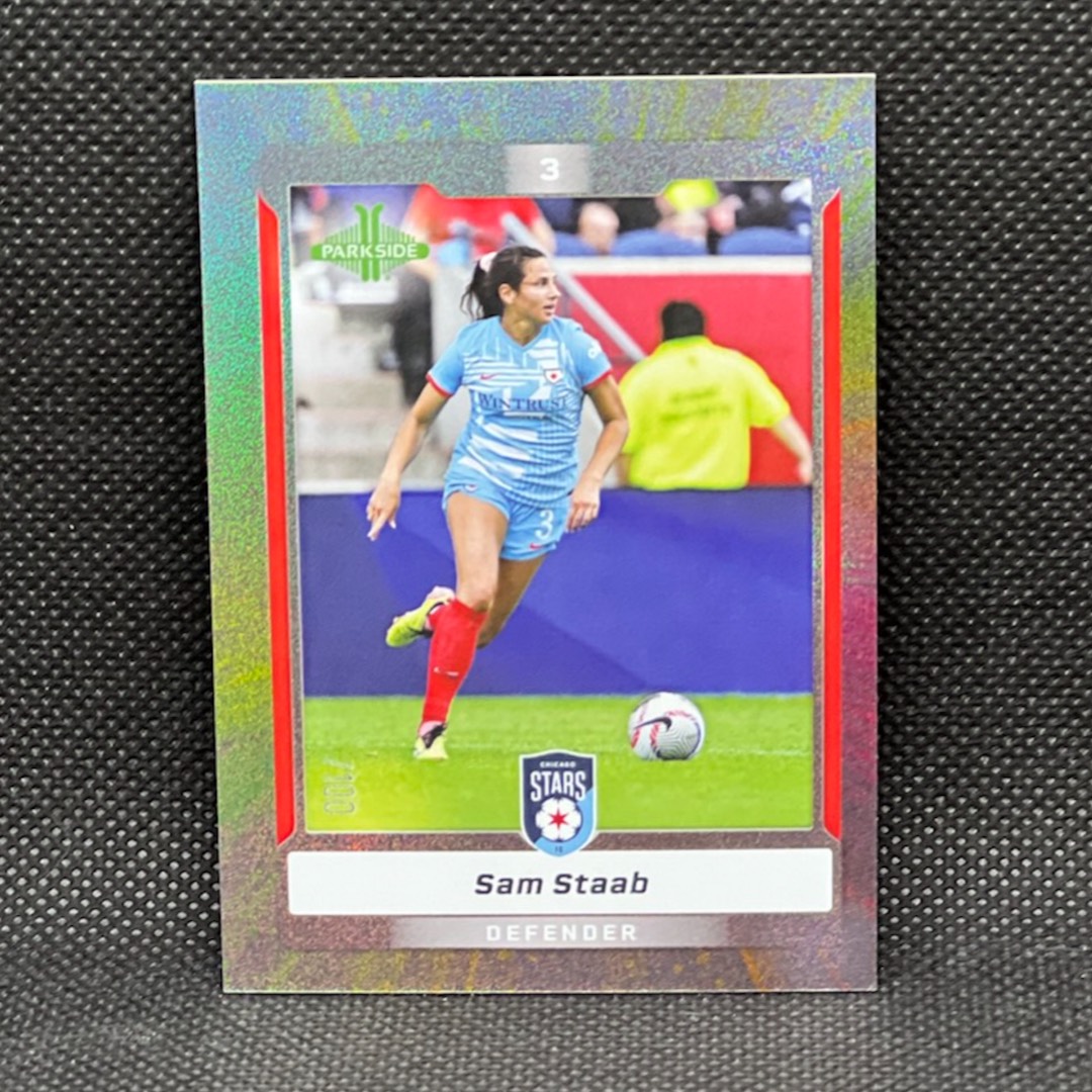 Sam Staab 2025 Parkside NWSL Vol 1 Shimmer /100 Soccer Card