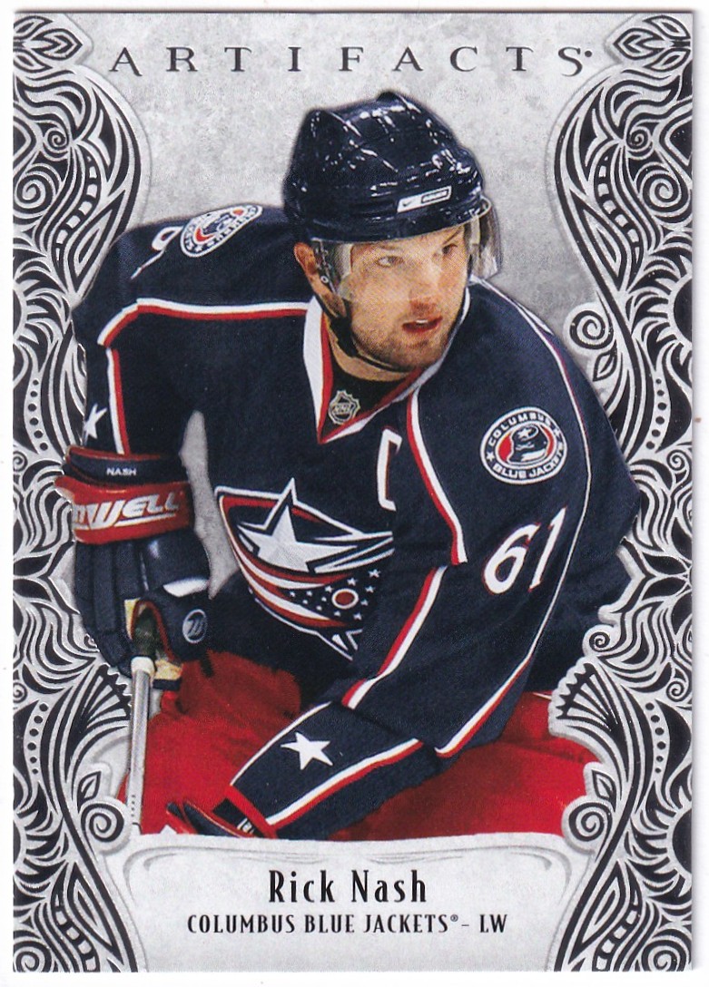 2025-26 Artifacts #170 Rick Nash Columbus Blue Jackets Hockey Card