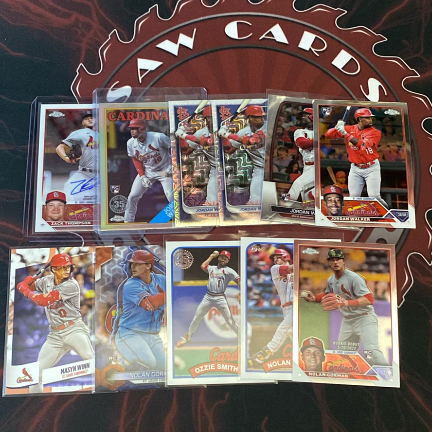 St. Louis Cardinals 11 Card Lot