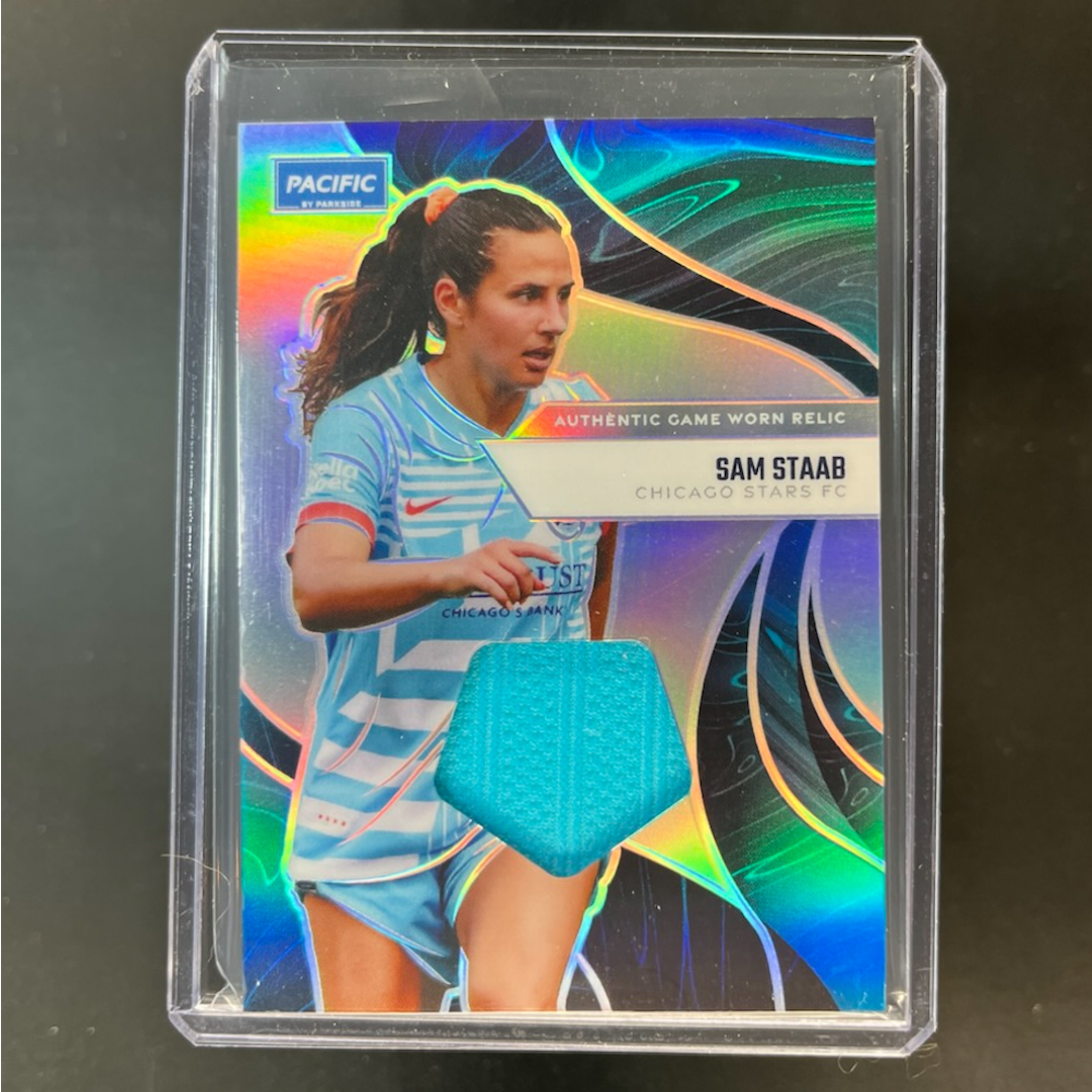 Sam Staab 2025 Parkside Pacific NWSL Relic Soccer Card