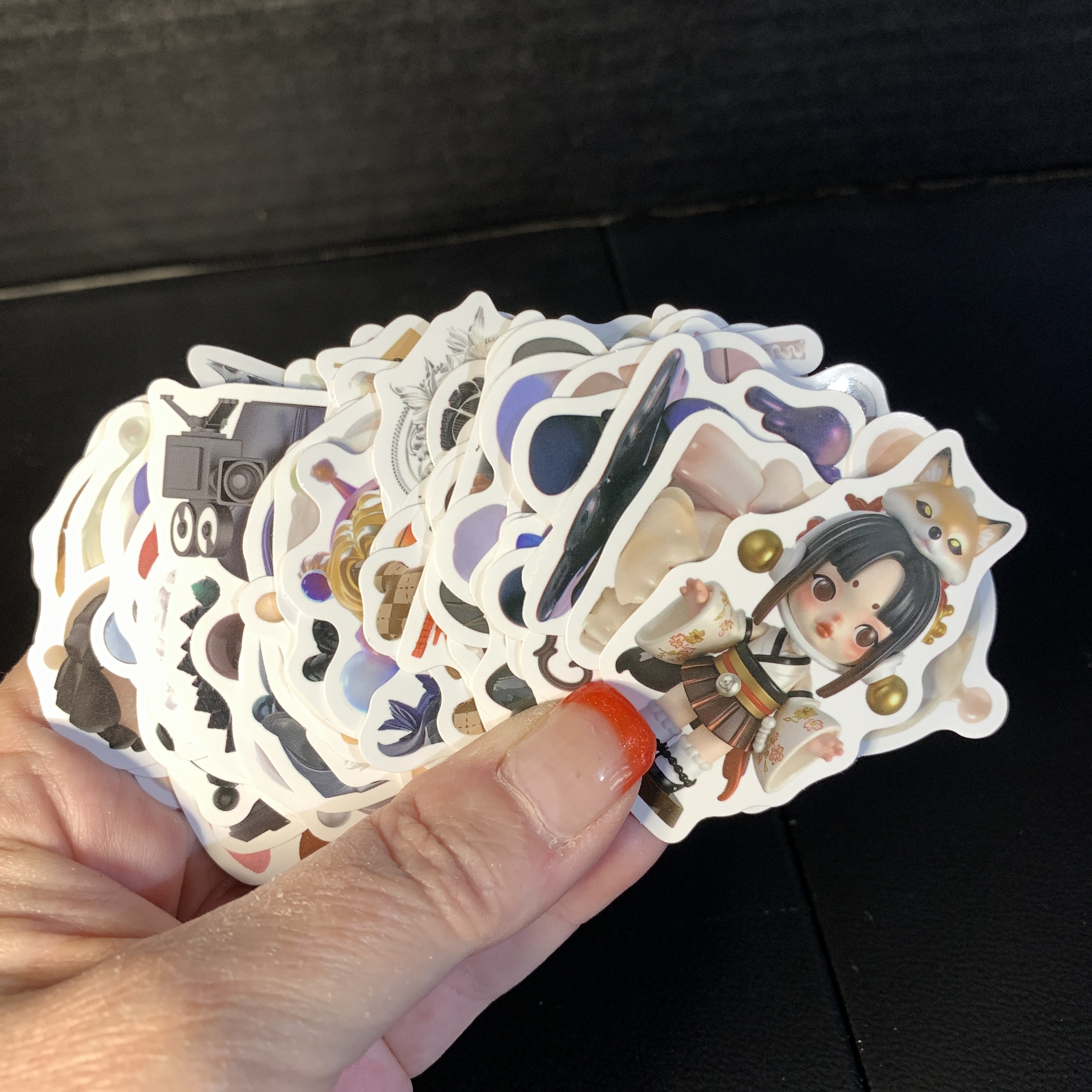 50-Cute Character Stickers