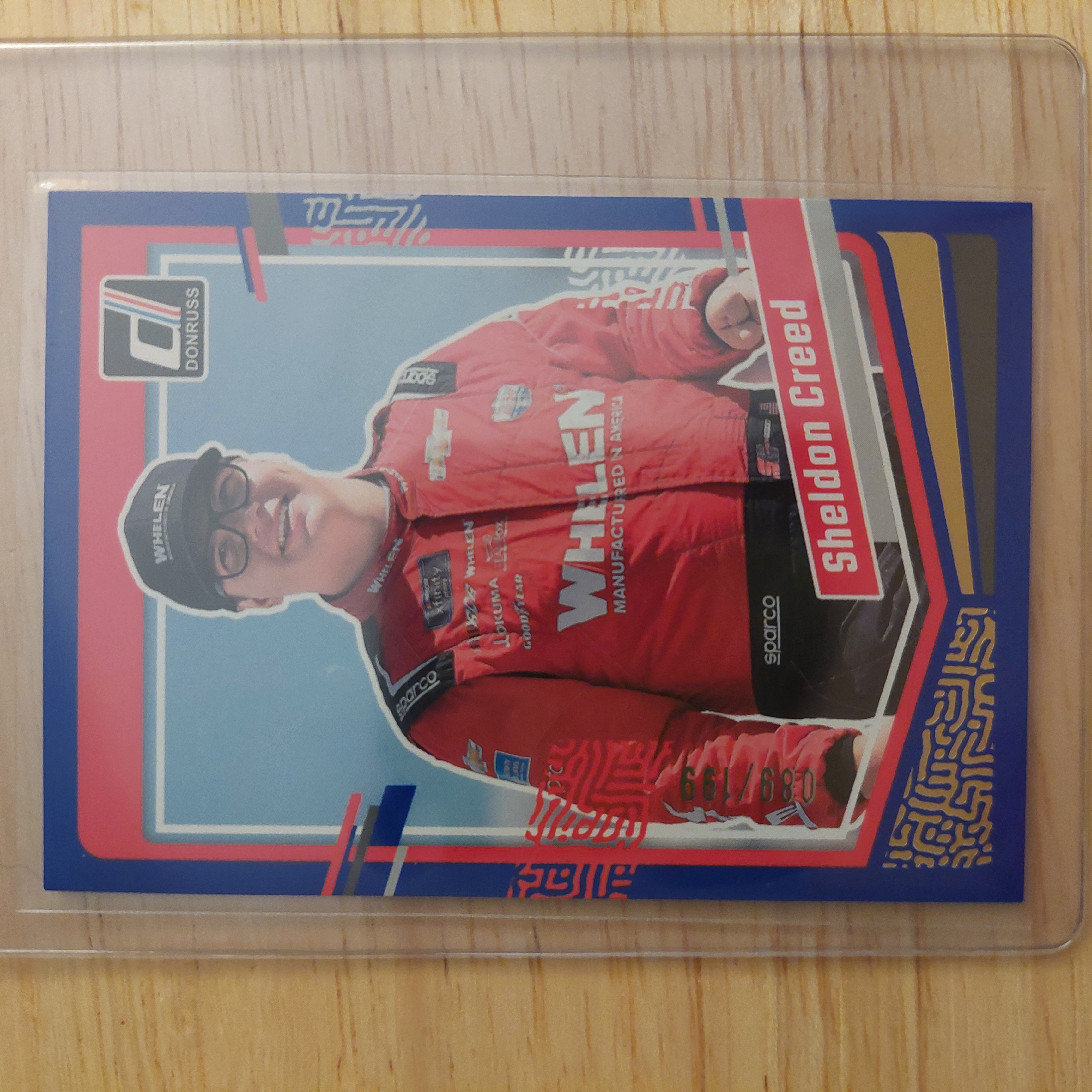 Lot of 15 Sheldon Creed cards. 1 #'d, parallels