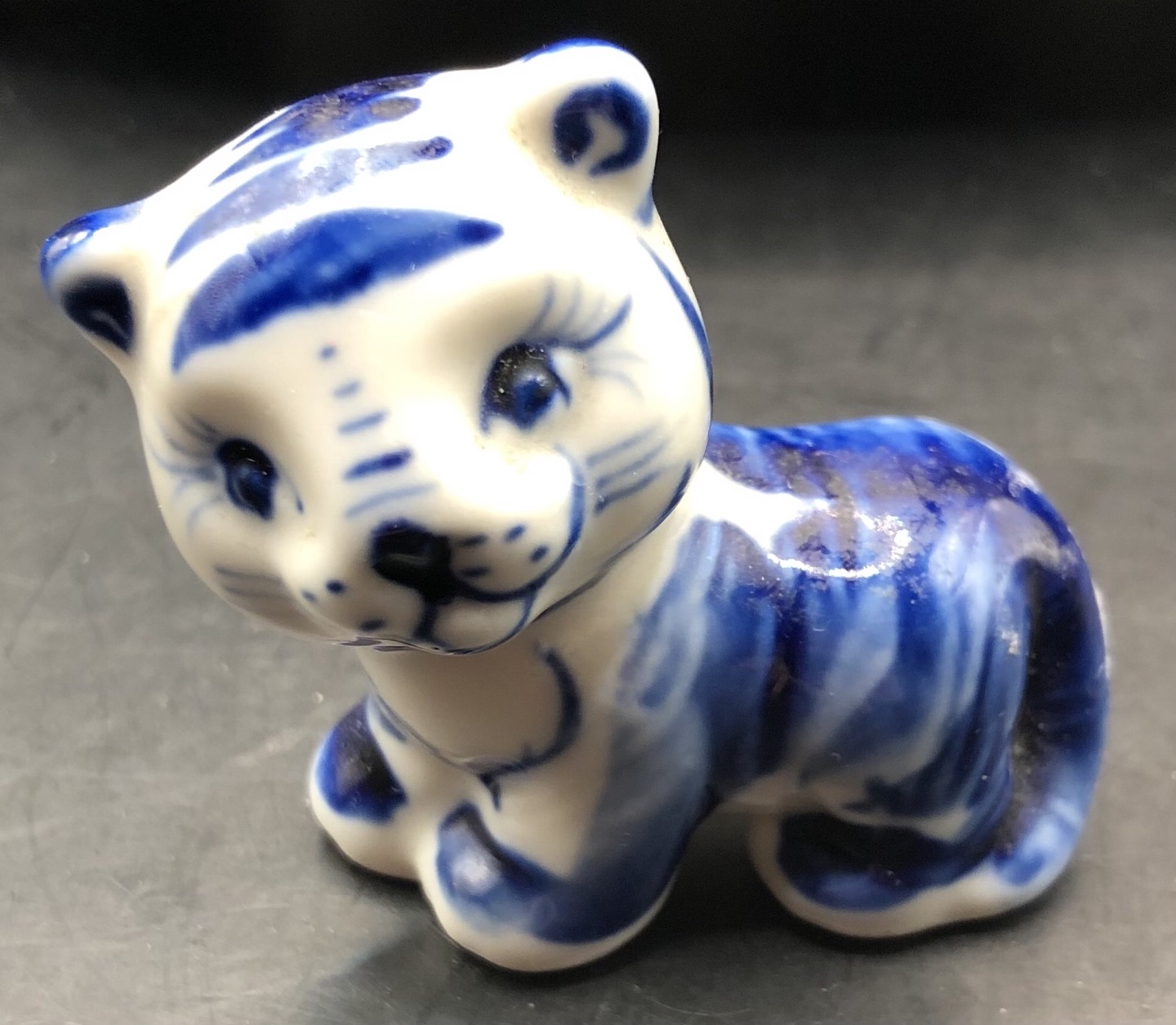 #42 - Ghzel Russian Figurine- Tiger cub