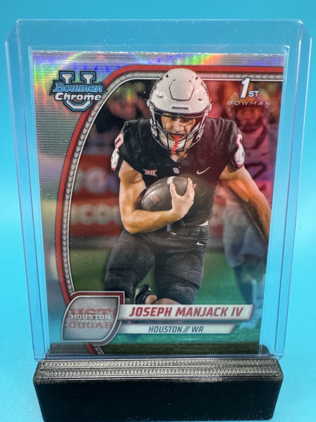 Joseph Manjack 1st Bowman Chrome U Refractor Houston Cougars