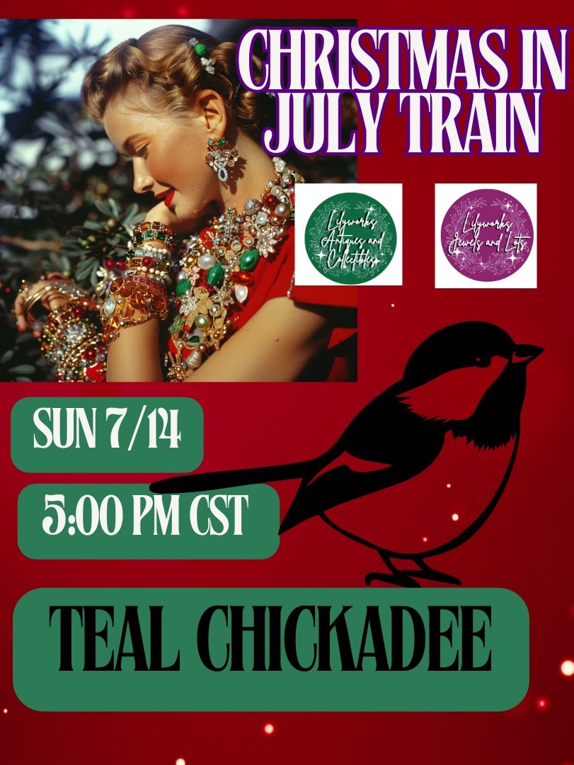 Christmas In July - Teal Chickadee Live