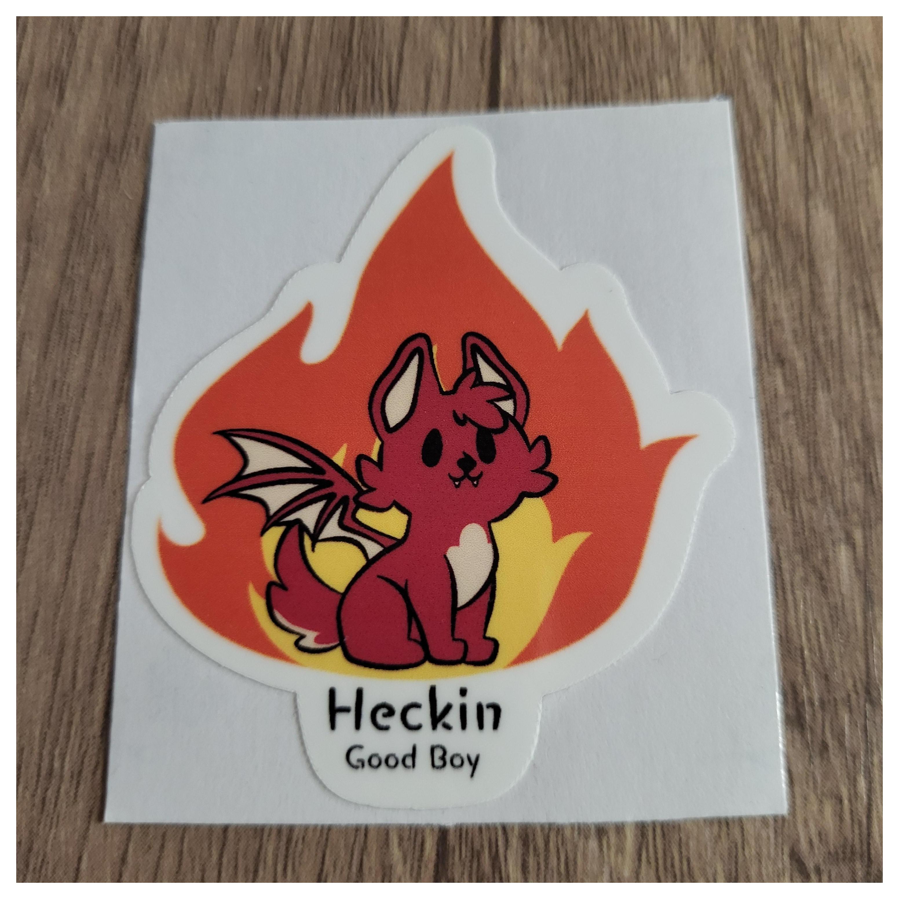 Good Demon Doggo Sticker