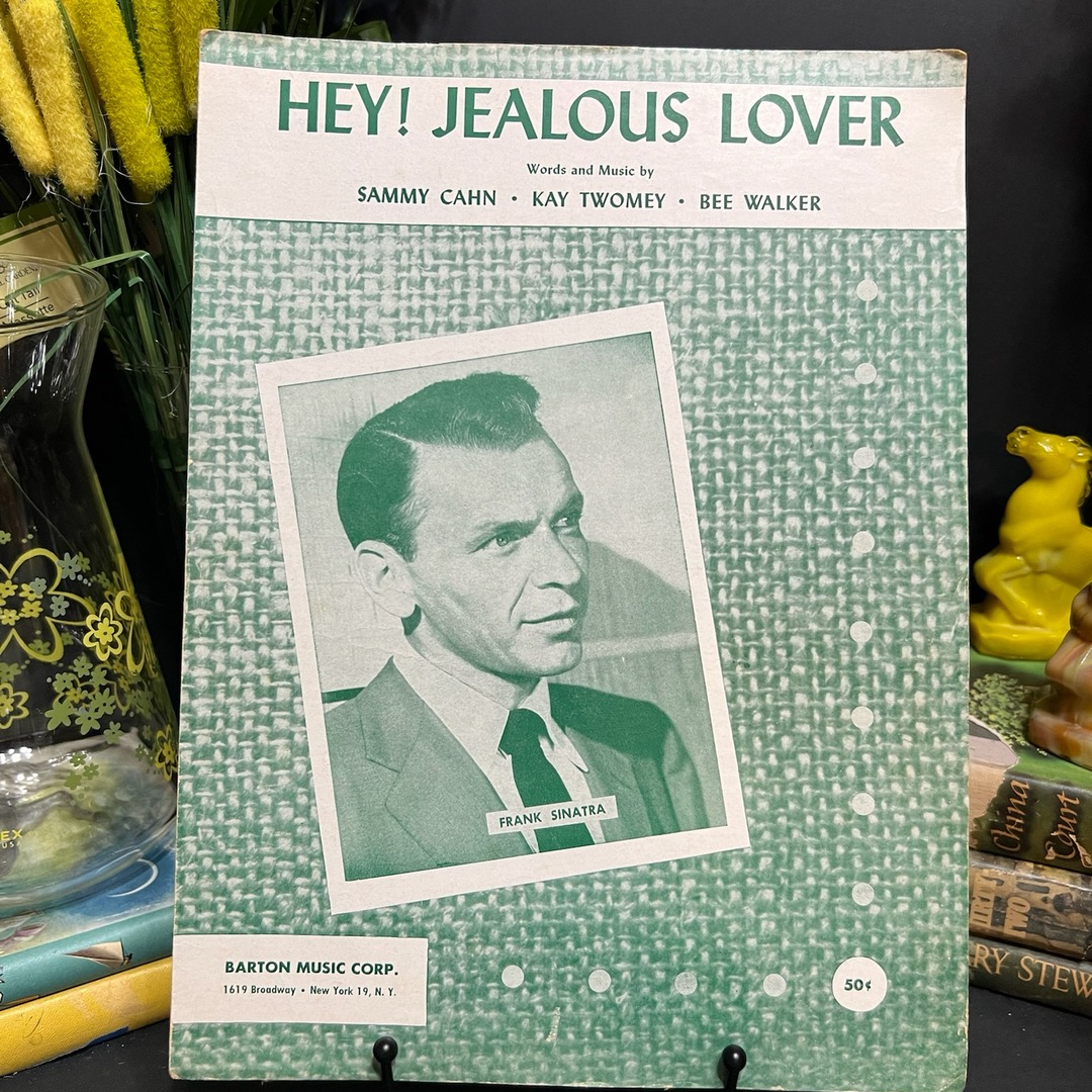 MARKDOWN! Hey! Jealous Lover Frank Sinatra Sheet Music 1956