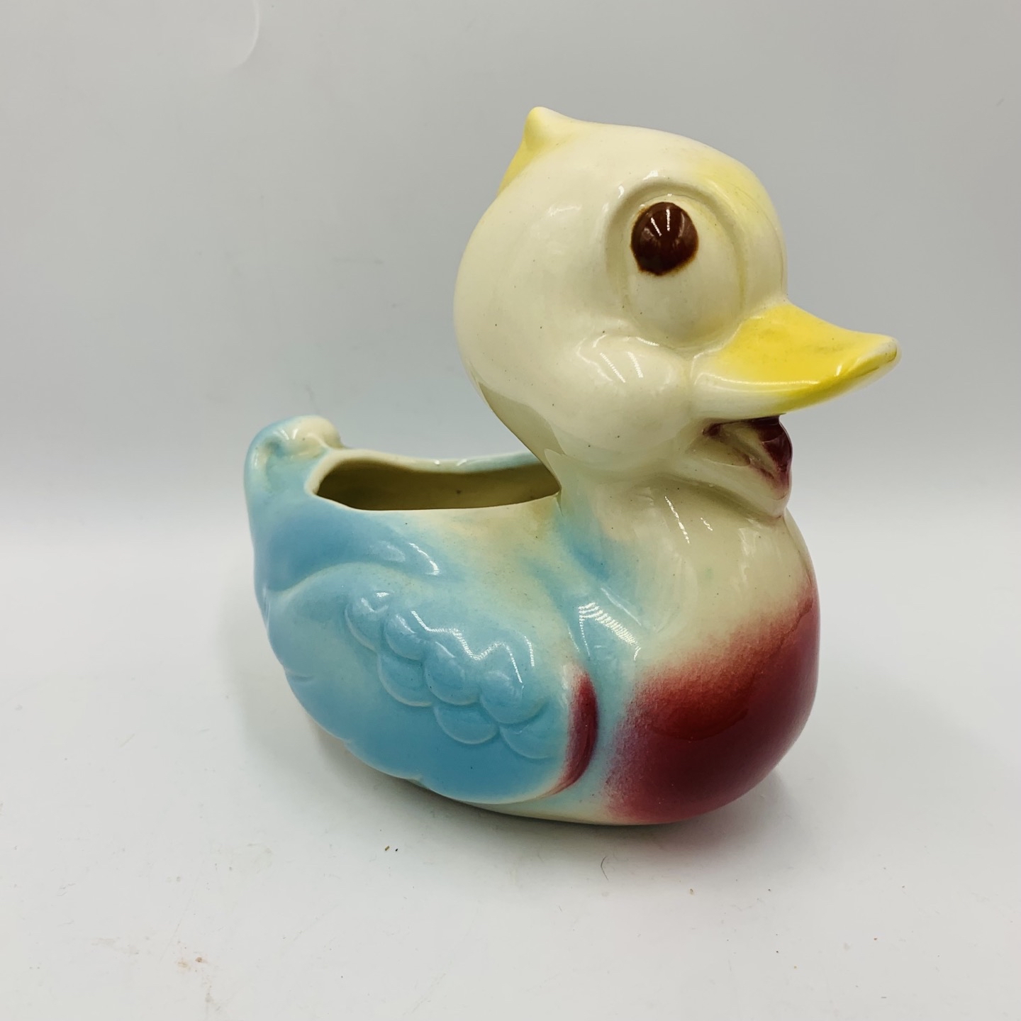 Vintage USA Pottery Duck Planter