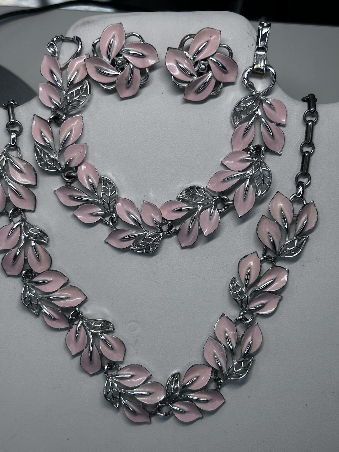 Lisner Pink Flower 3 Piece Set