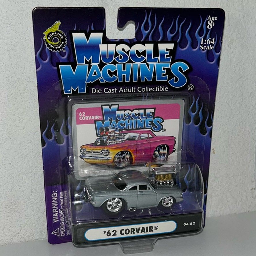 Muscle Machines Diecast Car, 62 Corvair , See Pictures And Description