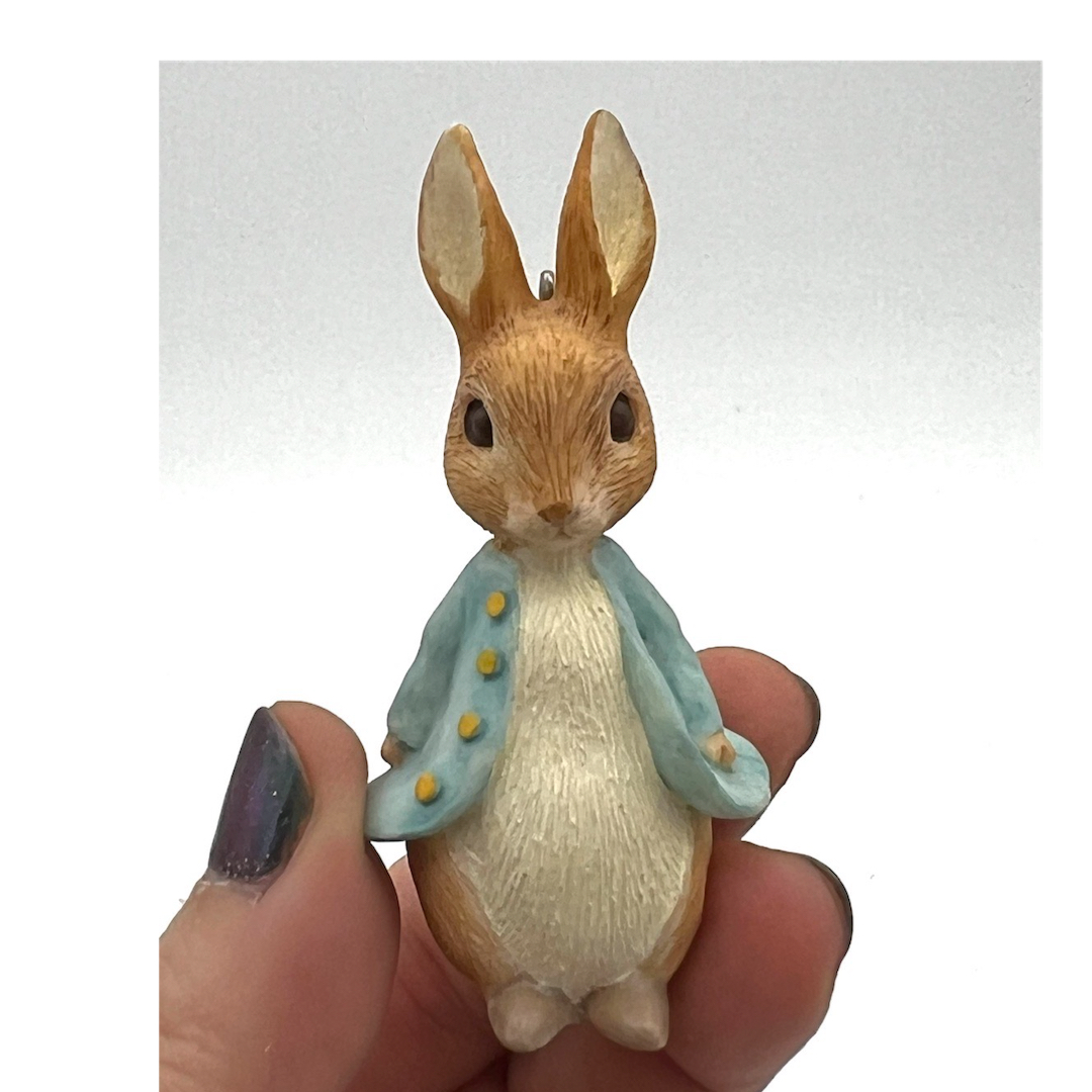 Beatrix Potter Signed On Back 1996 Bunny Ornament