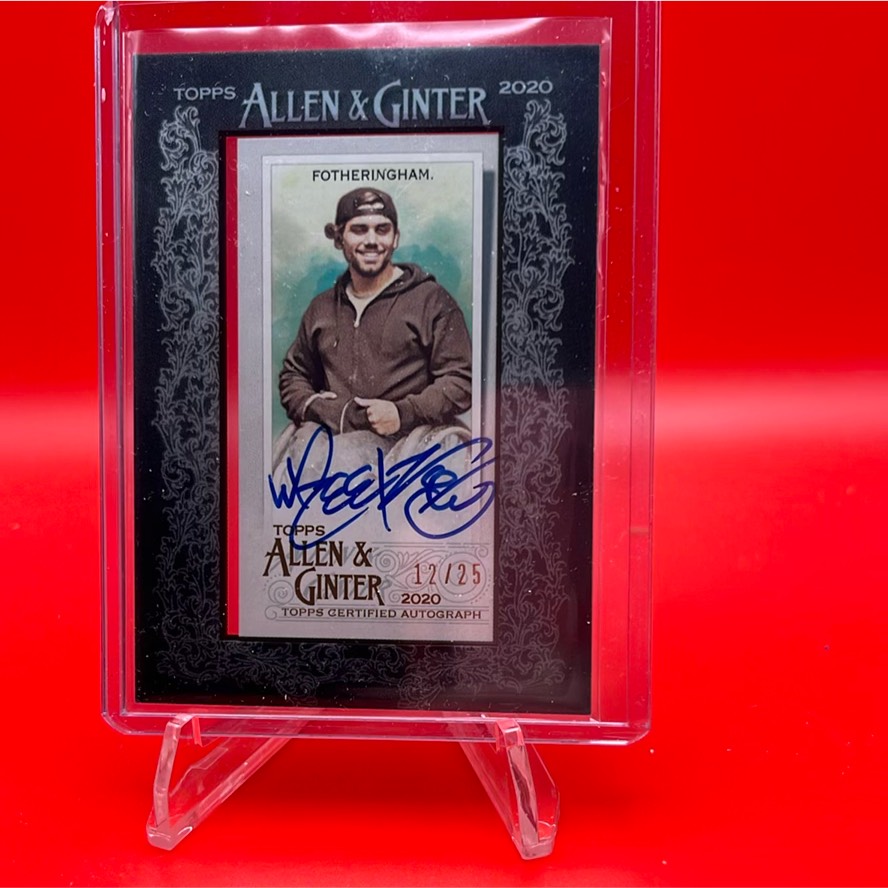 Aaron “Wheelz” Fotheringham 2020 Topps Allen & Ginter Mini Black Framed ...