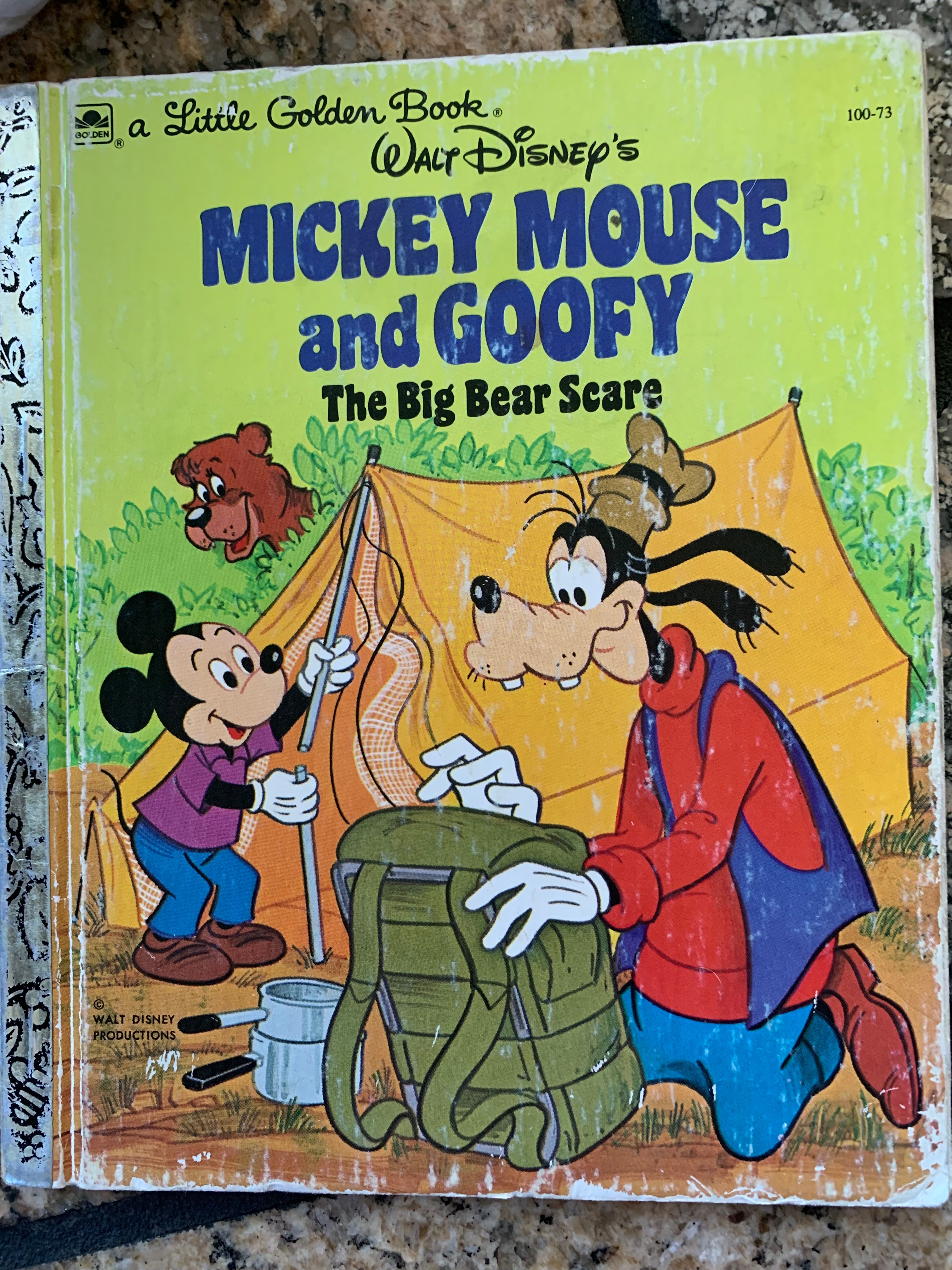 Mickey Mouse And Goofy The Big Bear Scare LGB 1991