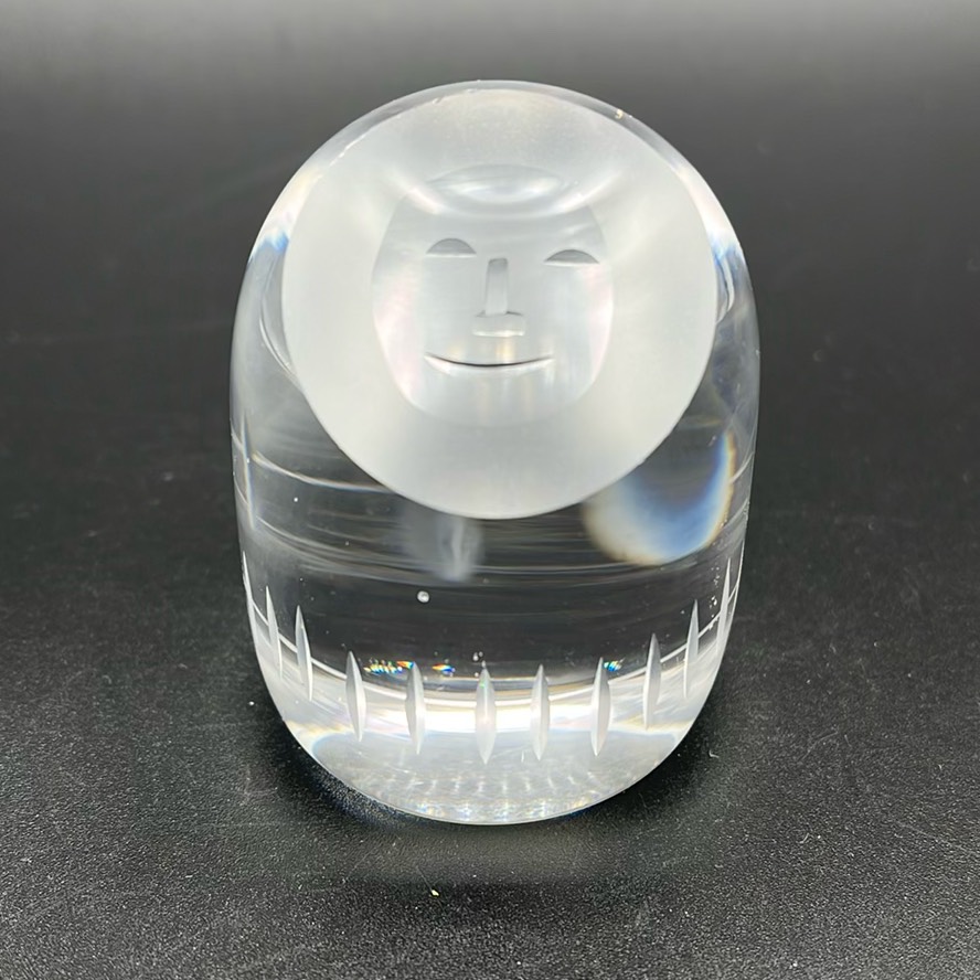 Vintage Hadeland Inuit Eskimo Crystal Figurine or Glass Paperweight 2”