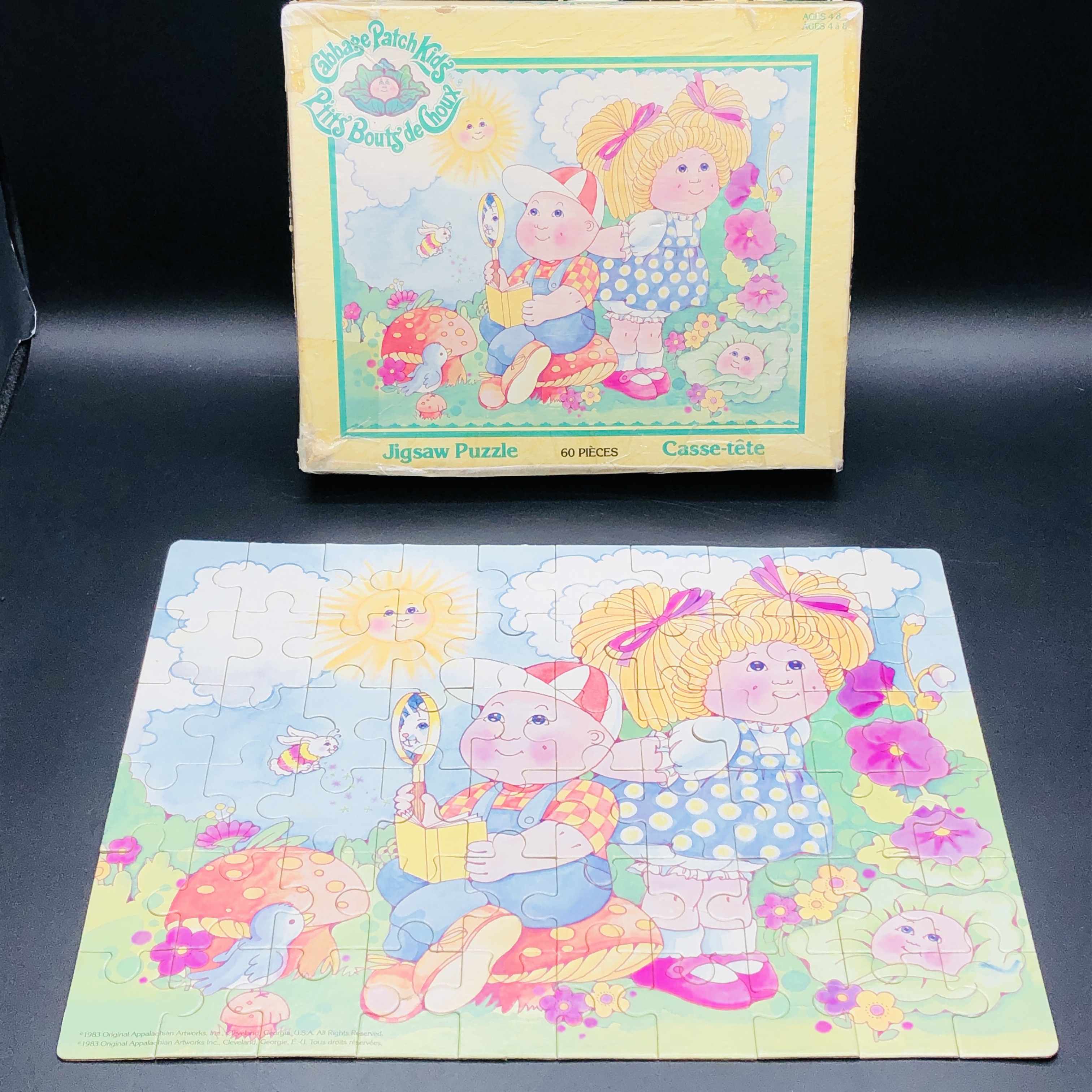 1983 Cabbage Patch Kids "Summer Day" Jigsaw Puzzle 60 pieces COMPLETE, Vintage Gen X Toys, Retro ...