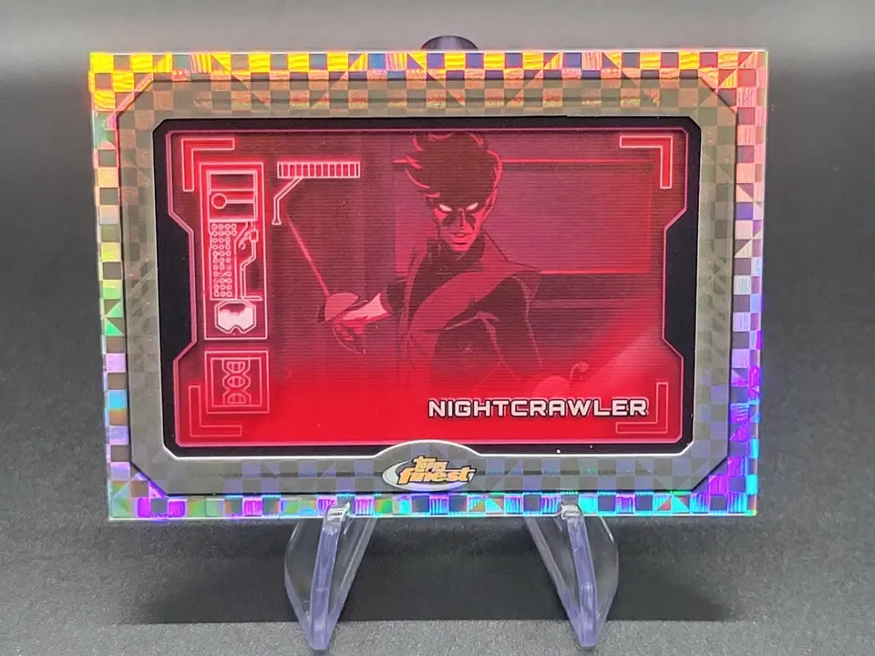 Nightcrawler 2025 Topps Finest X-Men '97 SS-13 Sentinel Scan X-Fractor ...
