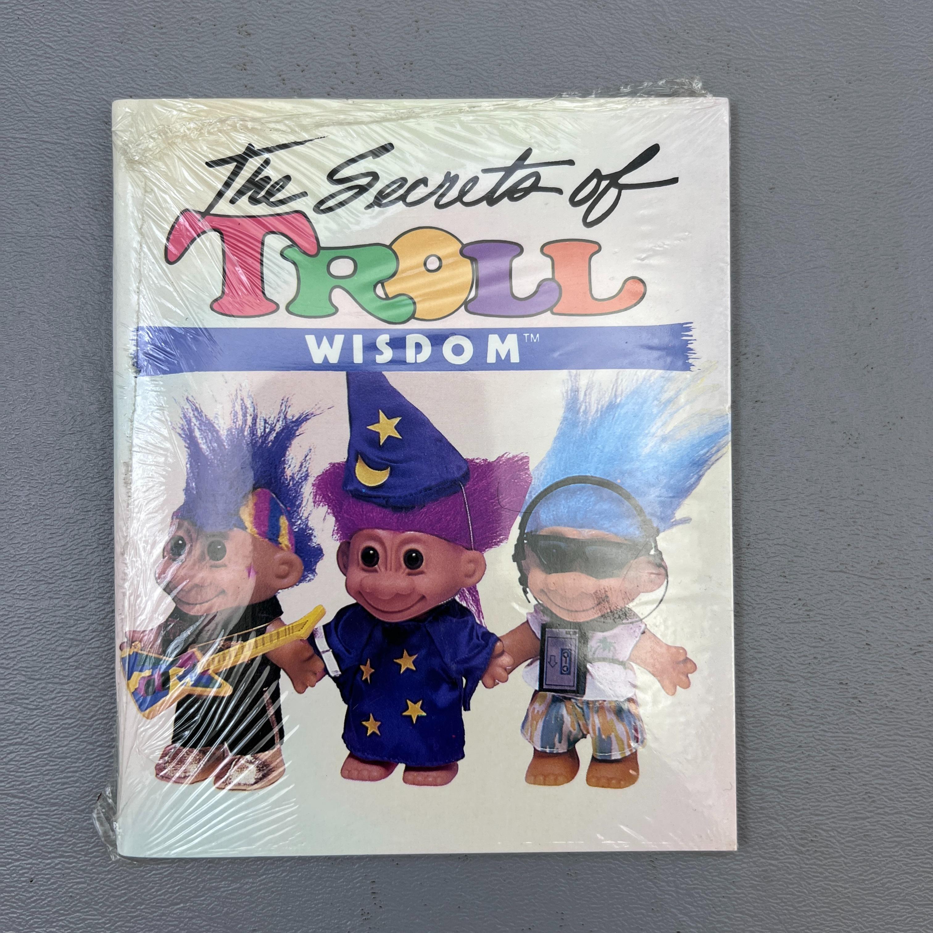 Vintage The Secrets Of Troll Wisdom Book New Old Stock Inspirational Quotes