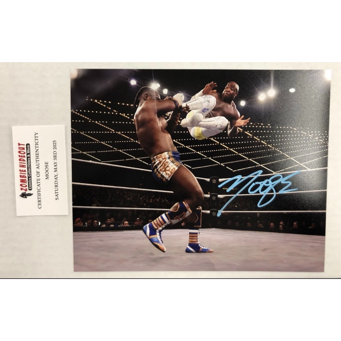 Moose TNA X- Division Champion Autograph