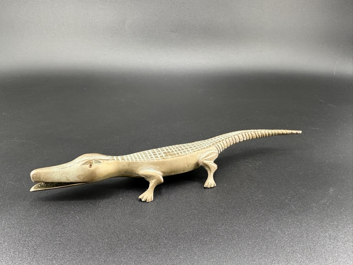 Brass Alligator 9” Long