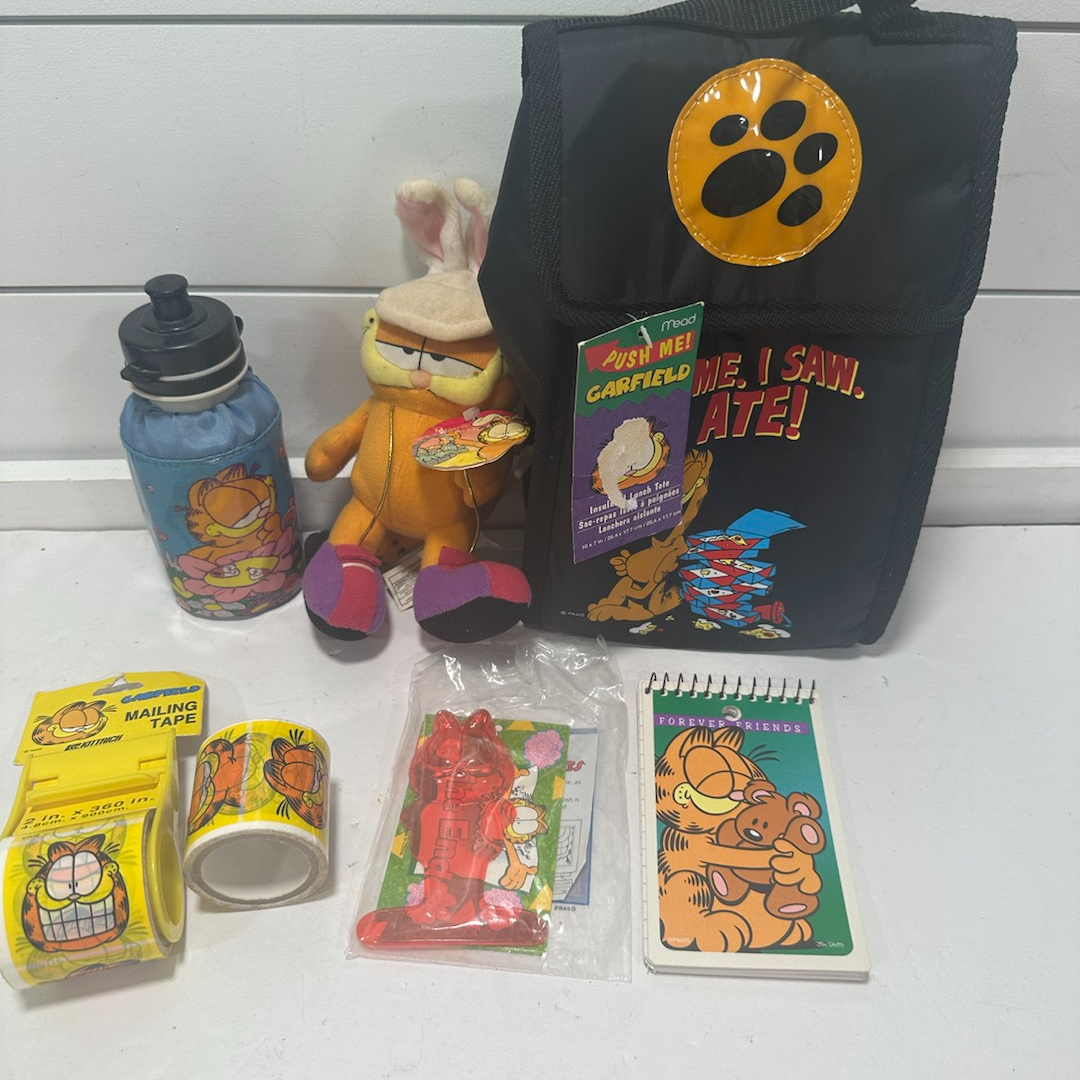 Garfield Vtg “back to school” Lot