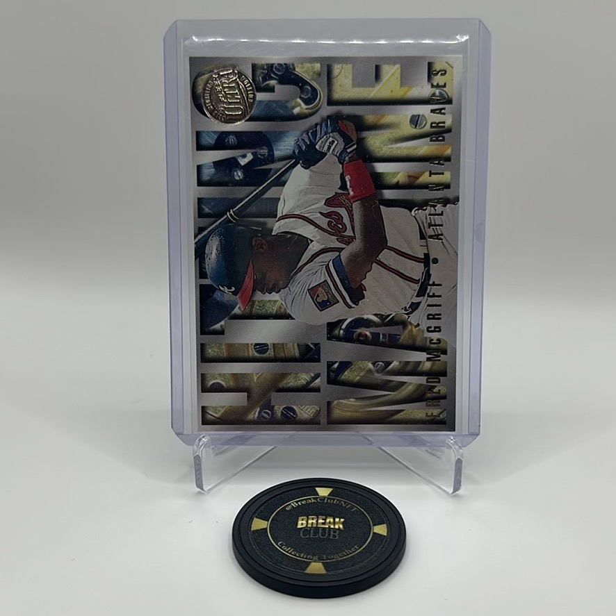 Fred McGriff • 1995 Fleer Ultra • Hitting Machine Insert•