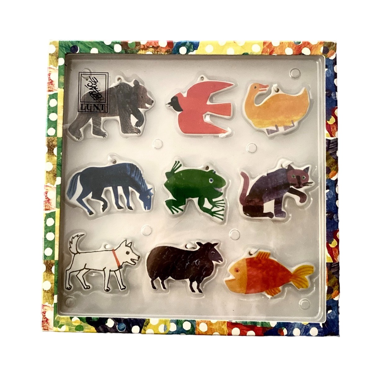 Lunt Eric Carle Ornament Set With Animals