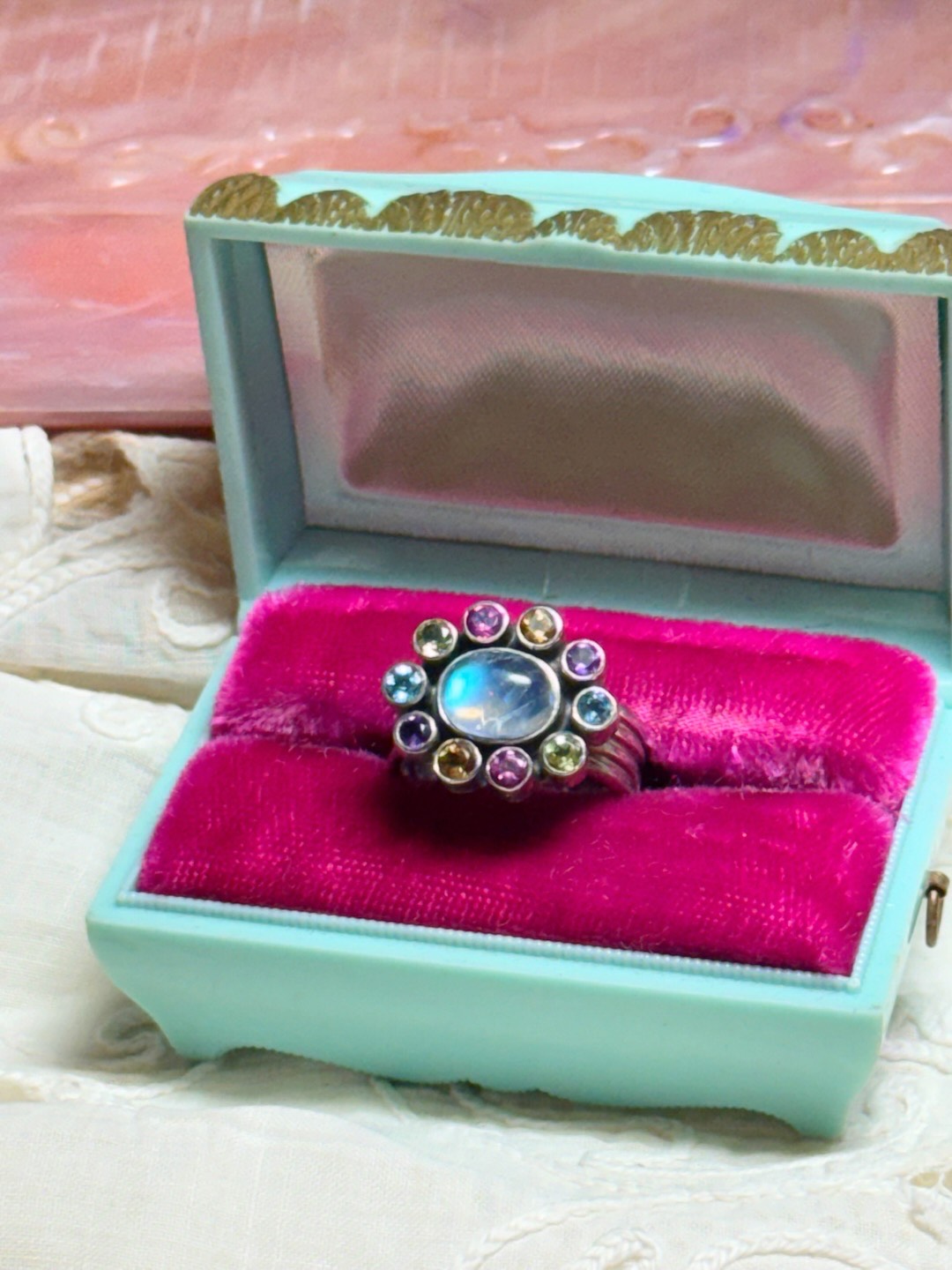 Sterling Silver Nicky Butler Designer Ring Size 7