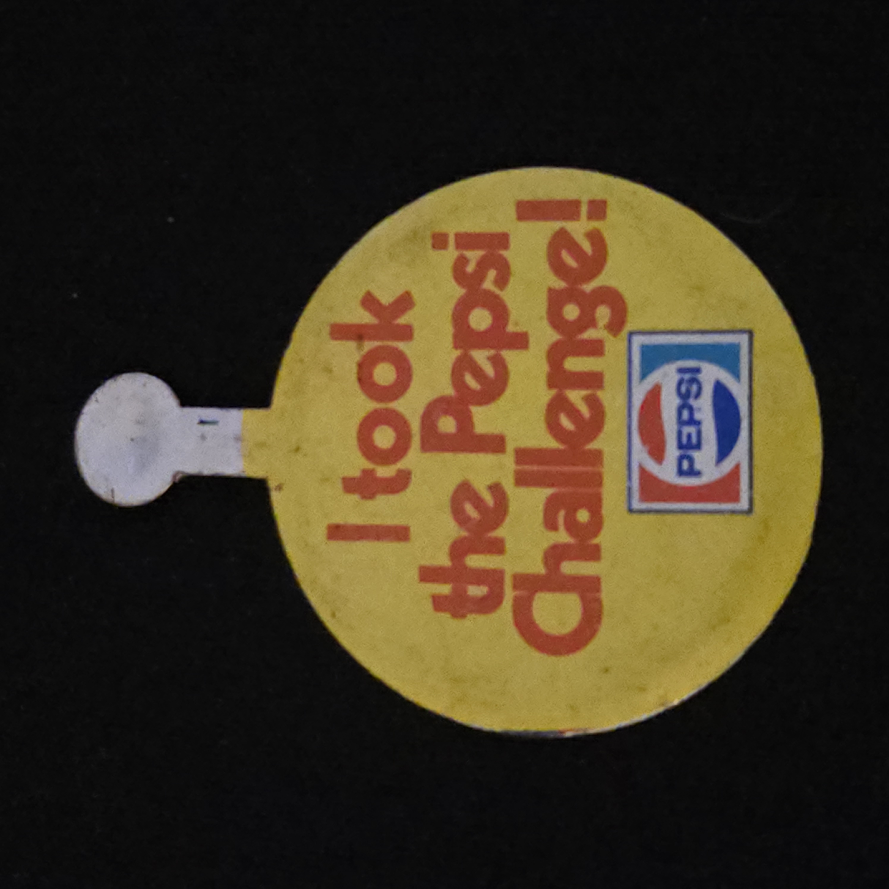 Pepsi Cola Folding Button Pin - I took the Pepsi Challenge! - 1970s ...