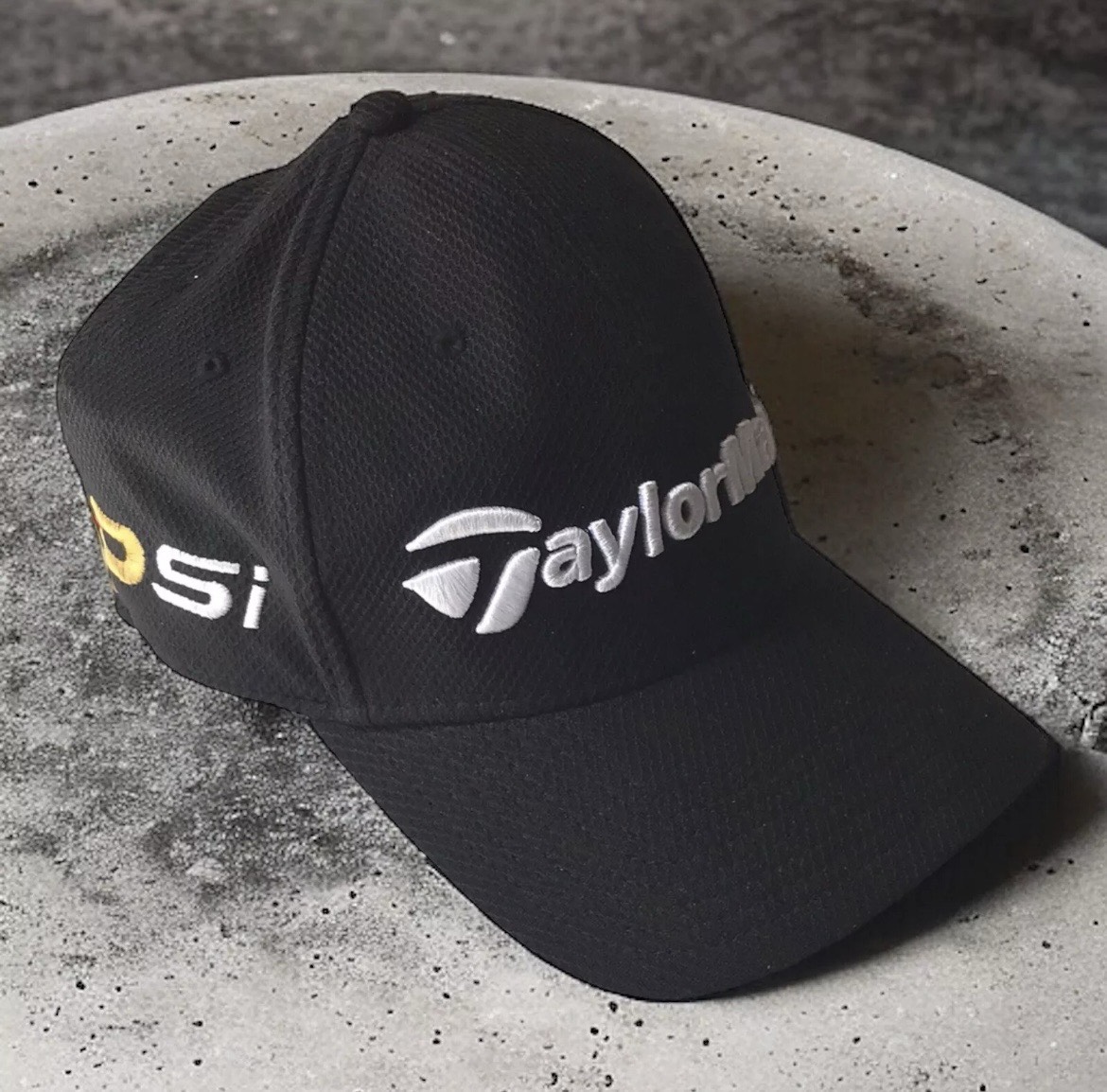 TaylorMade New Era Tour 39Thirty PSI M1 Black Medium Large Golf Fitted ...