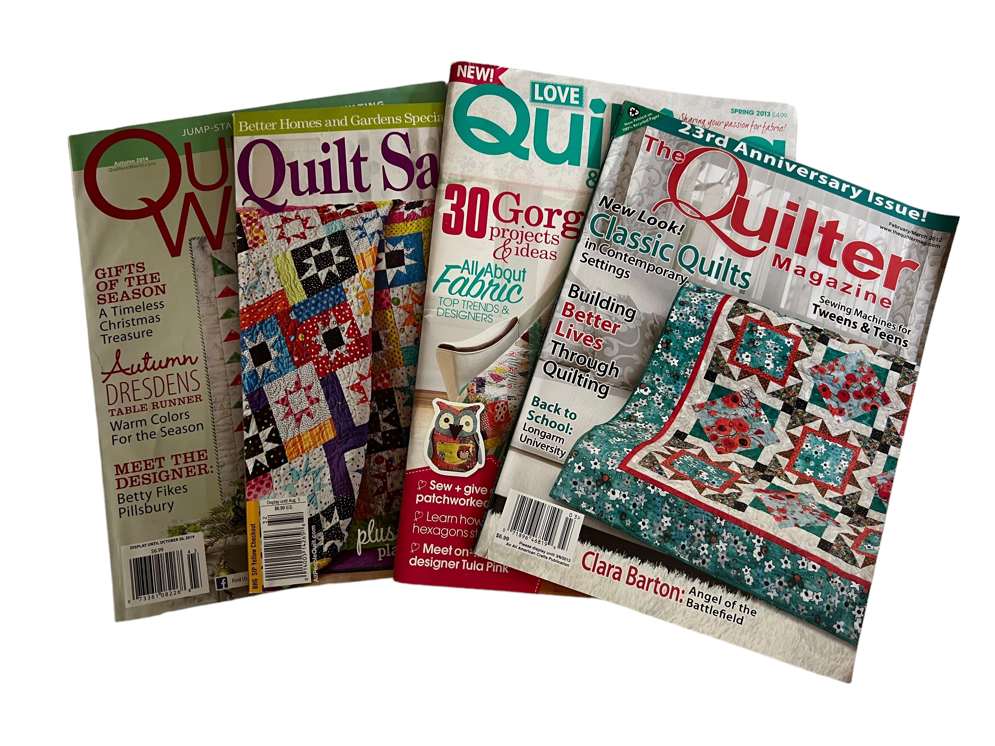 Quilting Magazines- Quilter Magazine, Love Quilting & Patchwork, Quilt ...