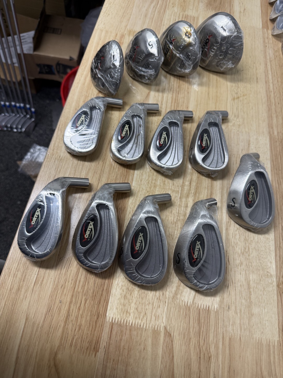 Callaway VFT Clones Complete Set Of Woods And Iron Heads Extra Sand Wedge